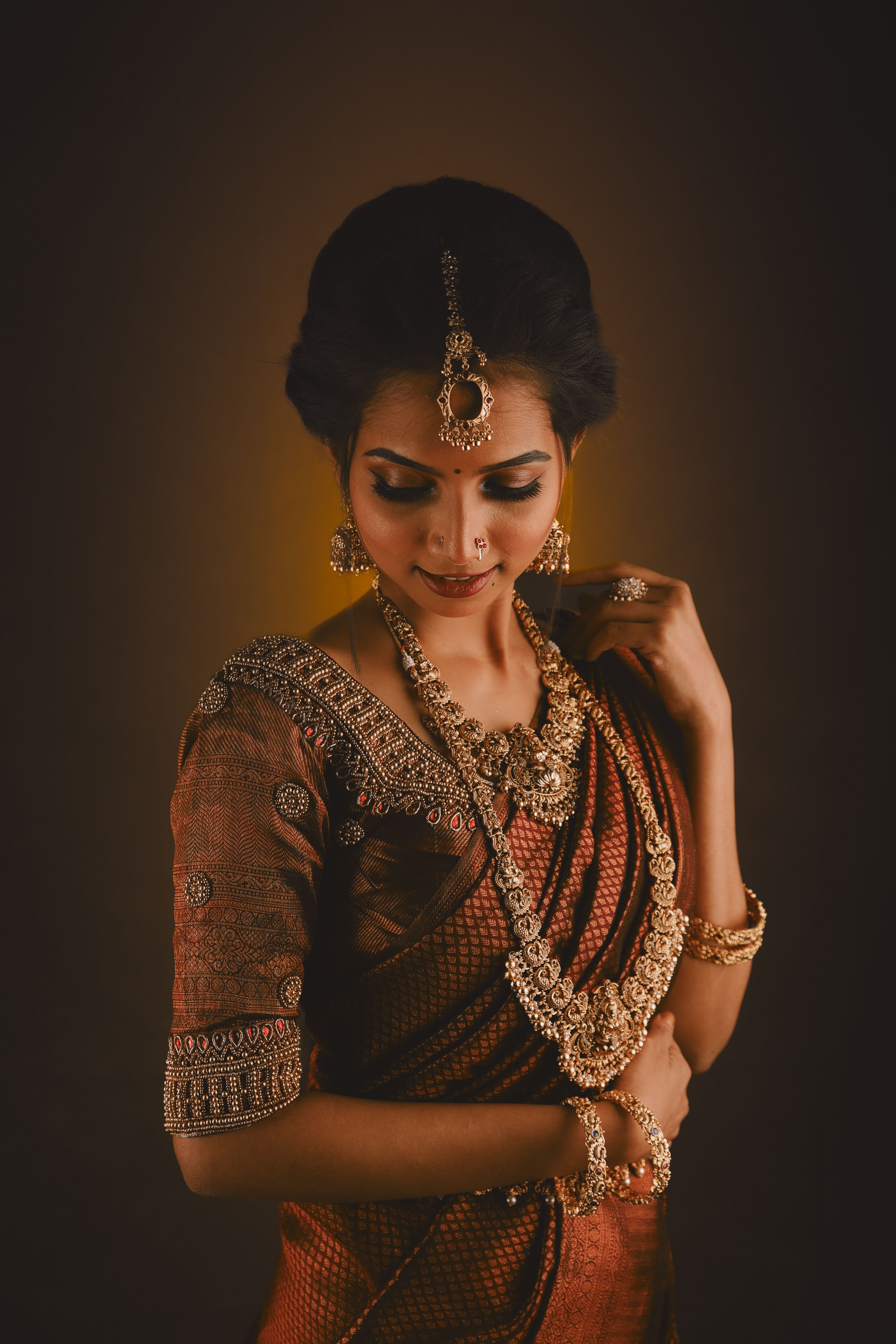 A beautiful indian woman in traditional attire · Free Stock Photo