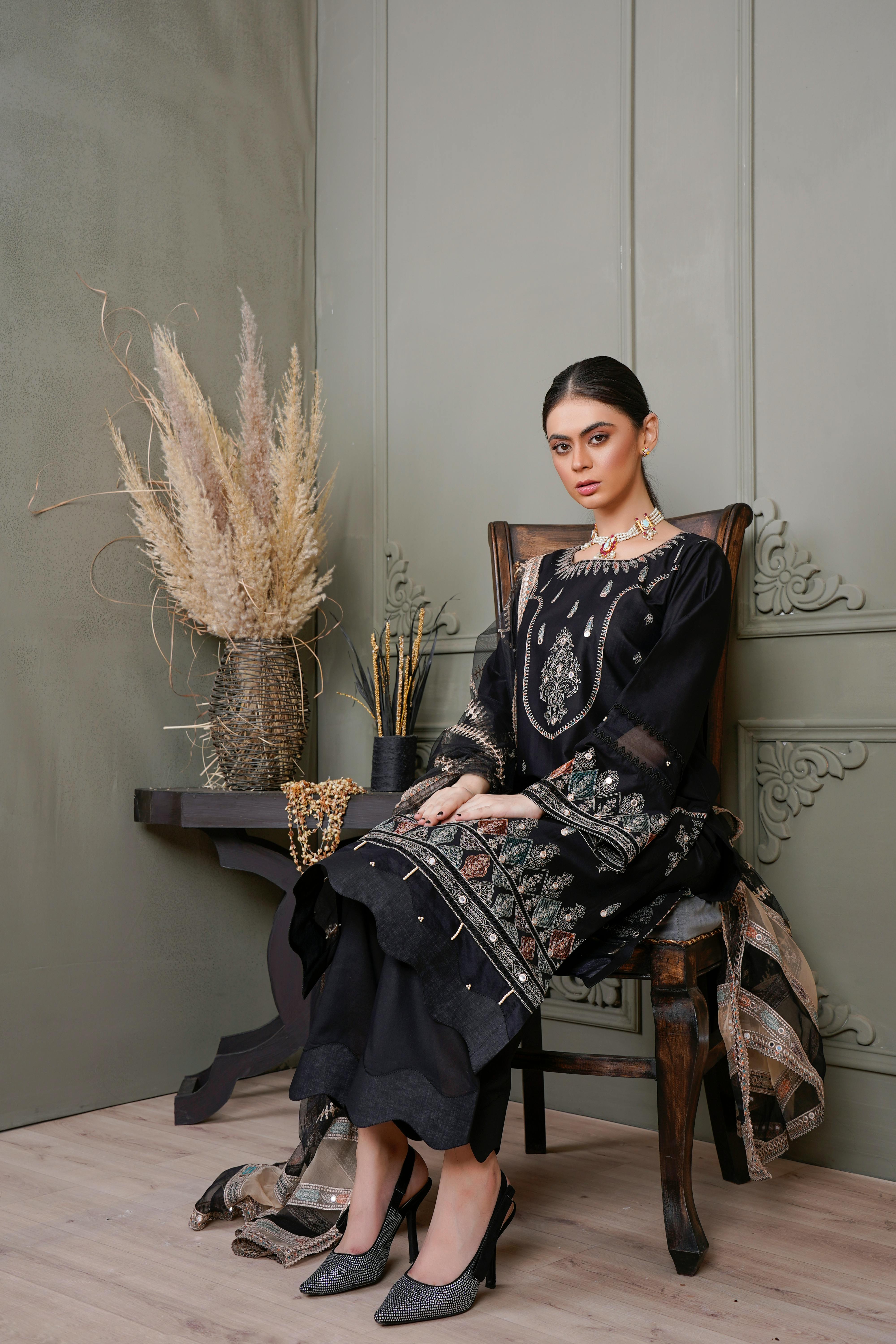 embroidered western dress | shoot by Dhanno · Free Stock Photo