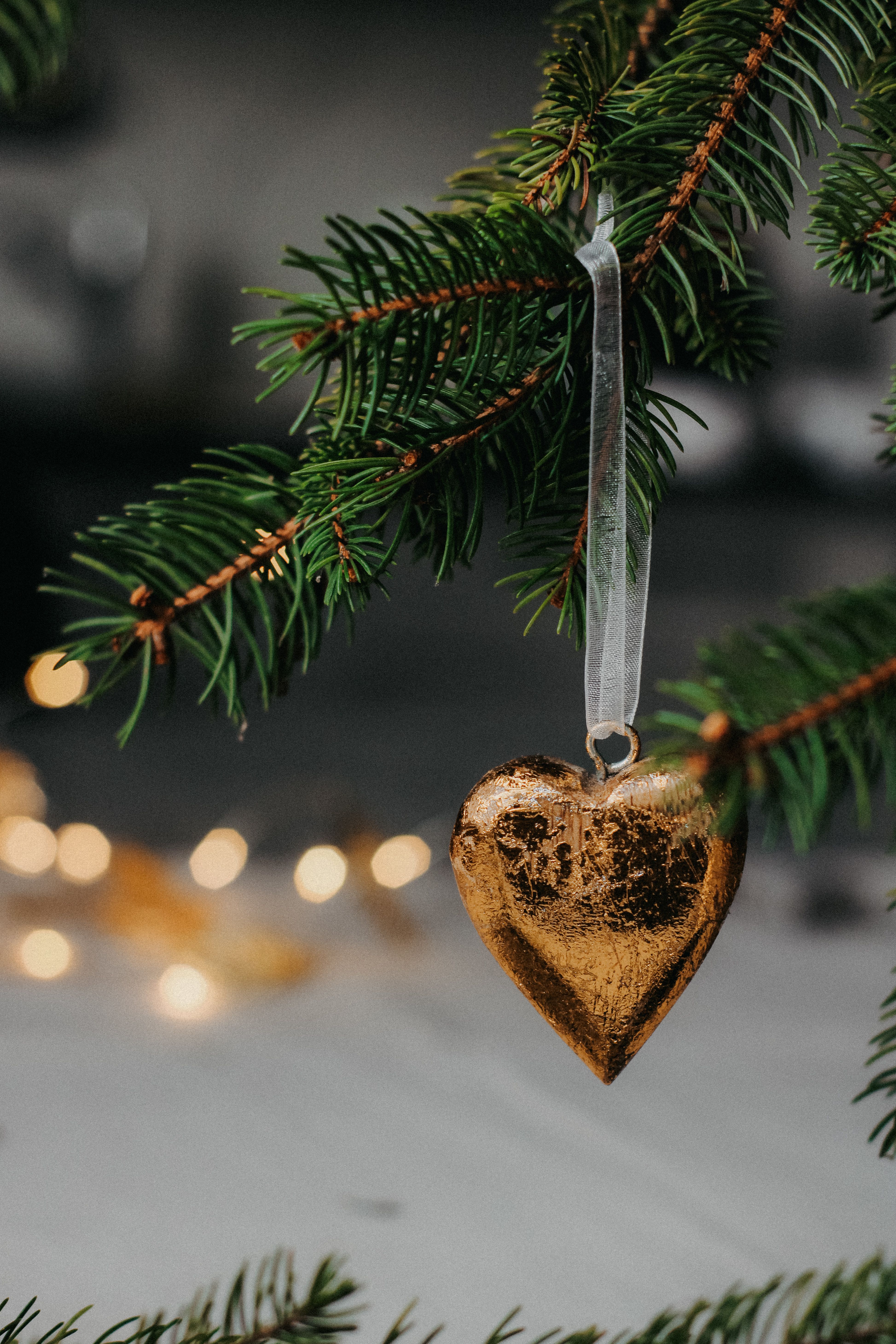 Heart Christmas Ball · Free Stock Photo