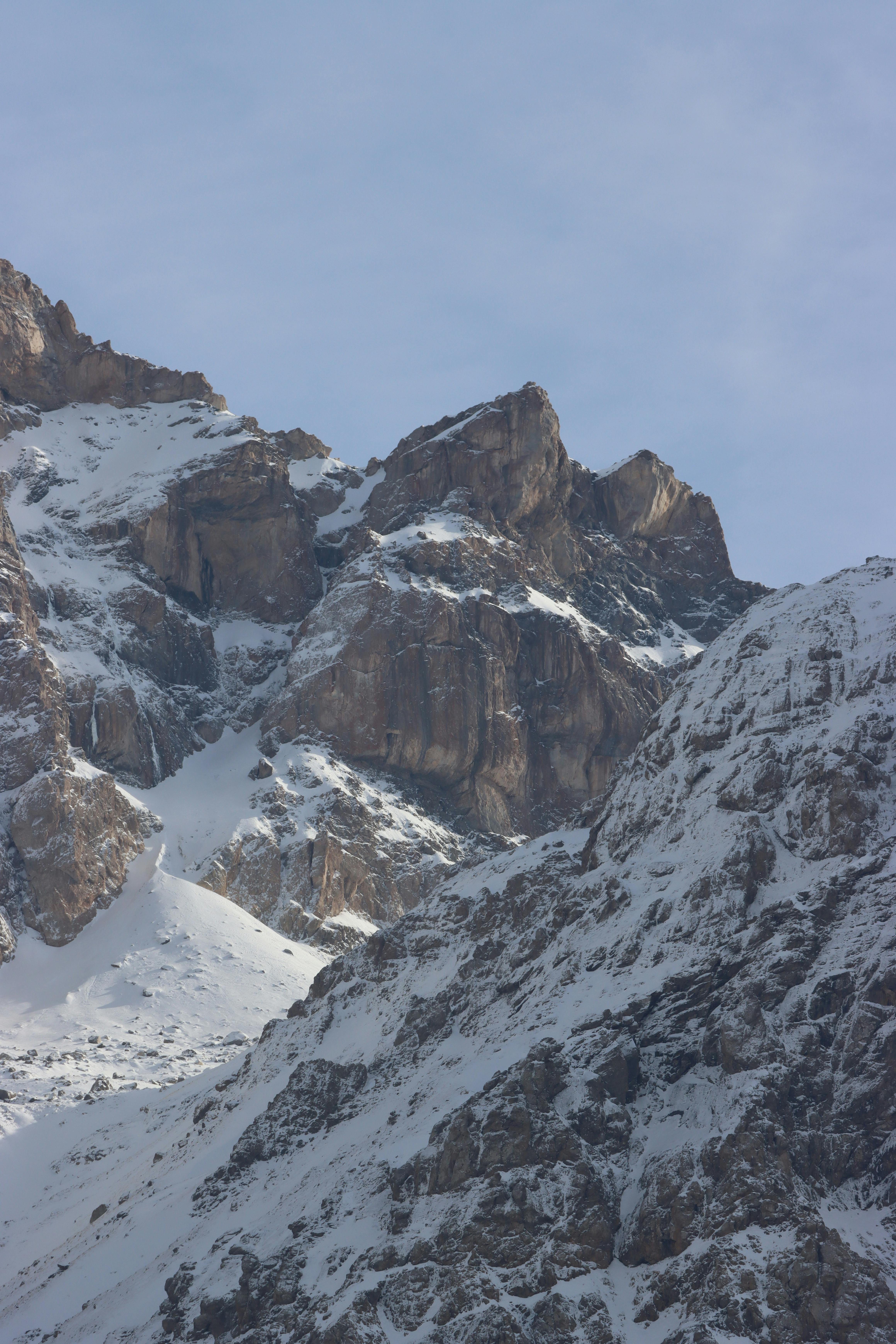 Rocks in Snow in Mountains · Free Stock Photo