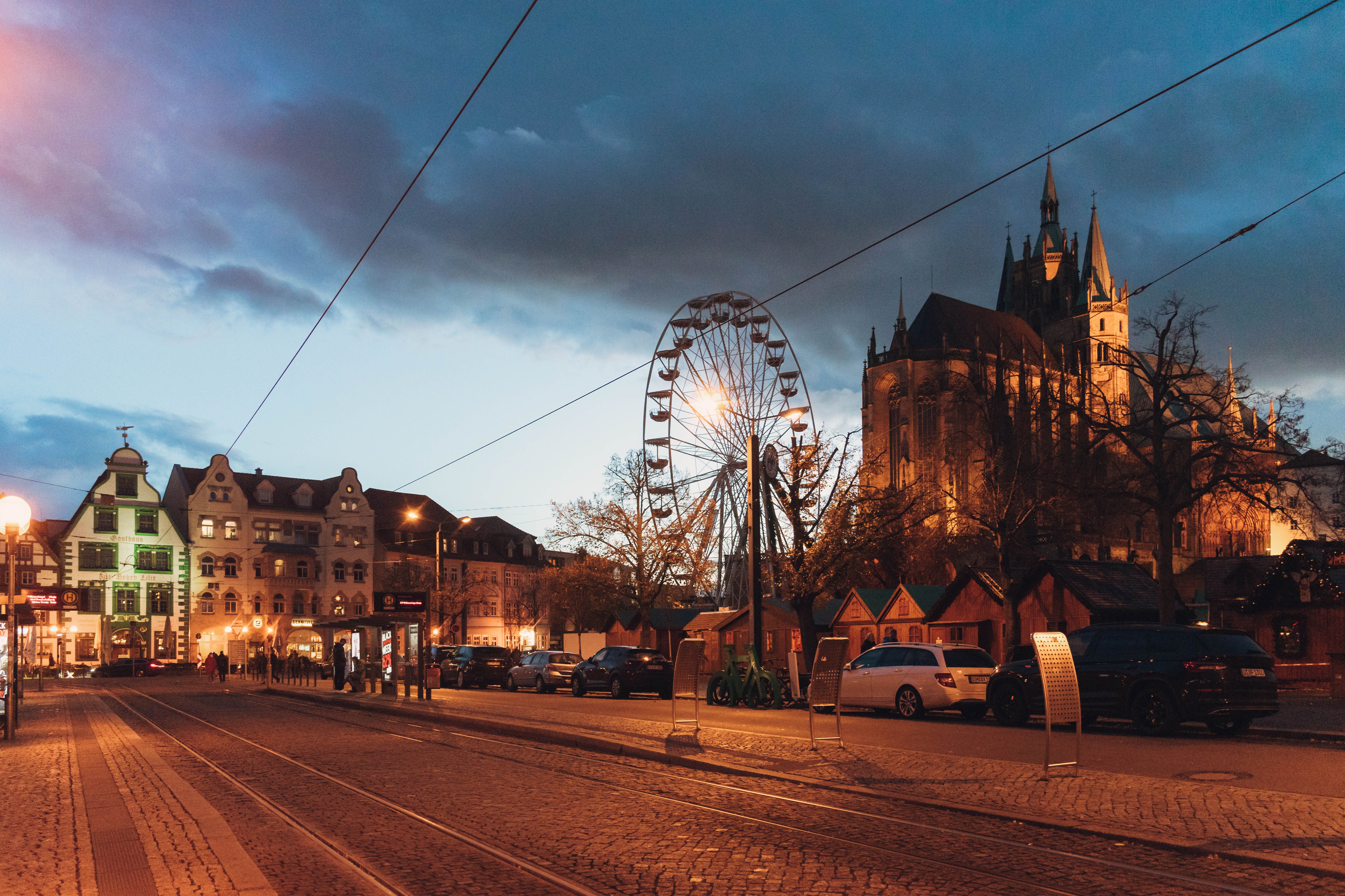 Erfurt City in Germany in Evening · Free Stock Photo