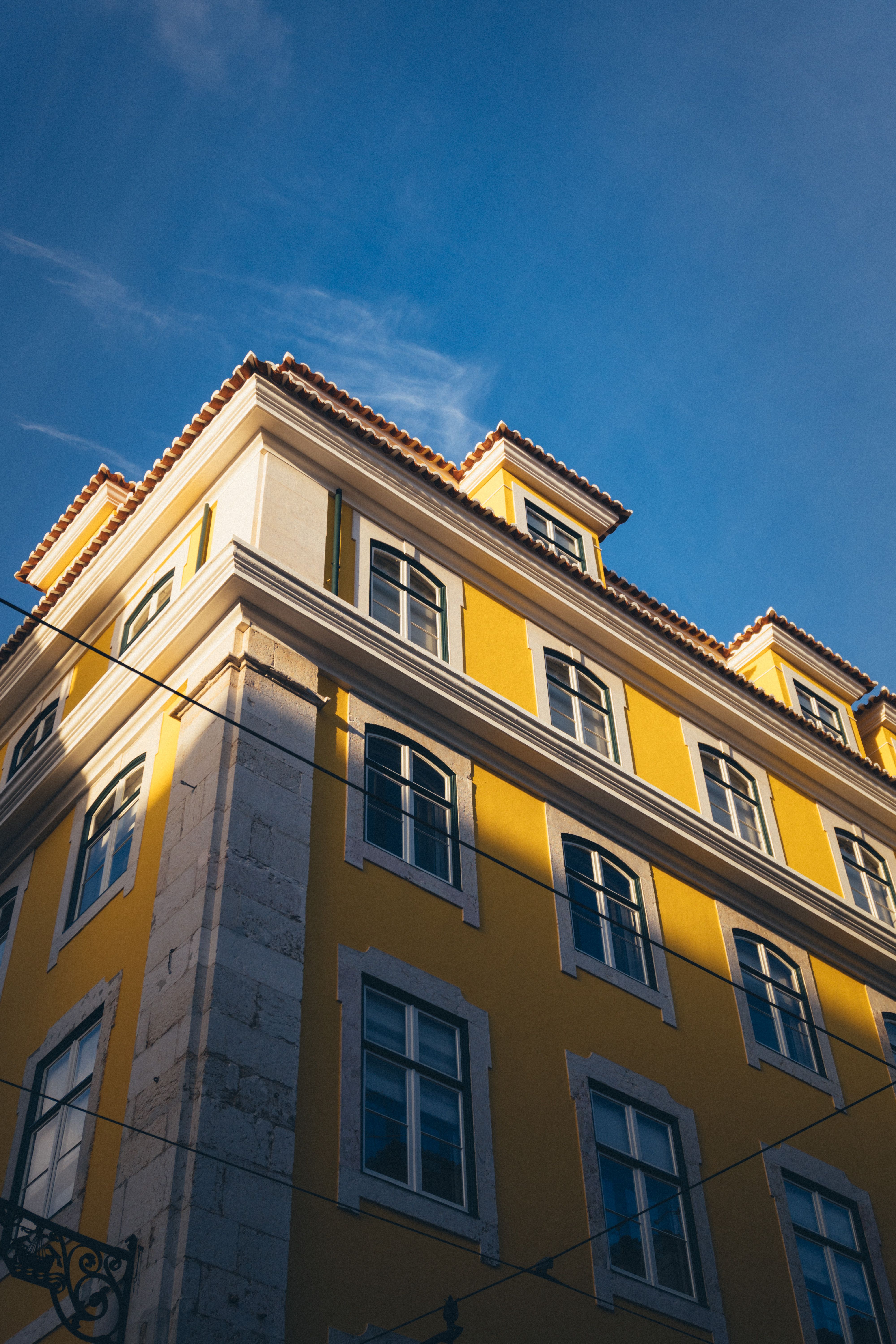 Yellow Building Wall · Free Stock Photo