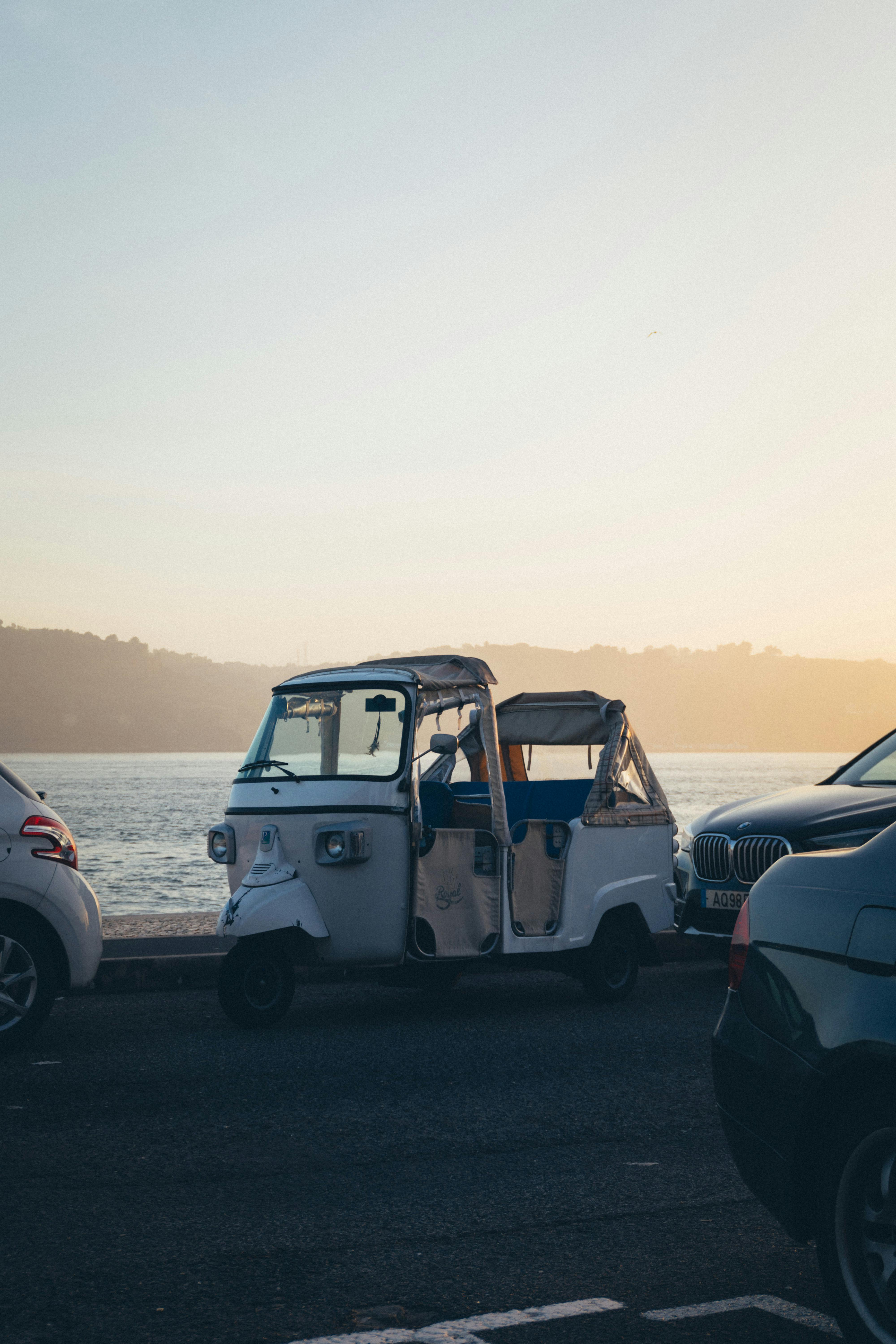 A Dog Sleeping on the Auto Rickshaw · Free Stock Photo
