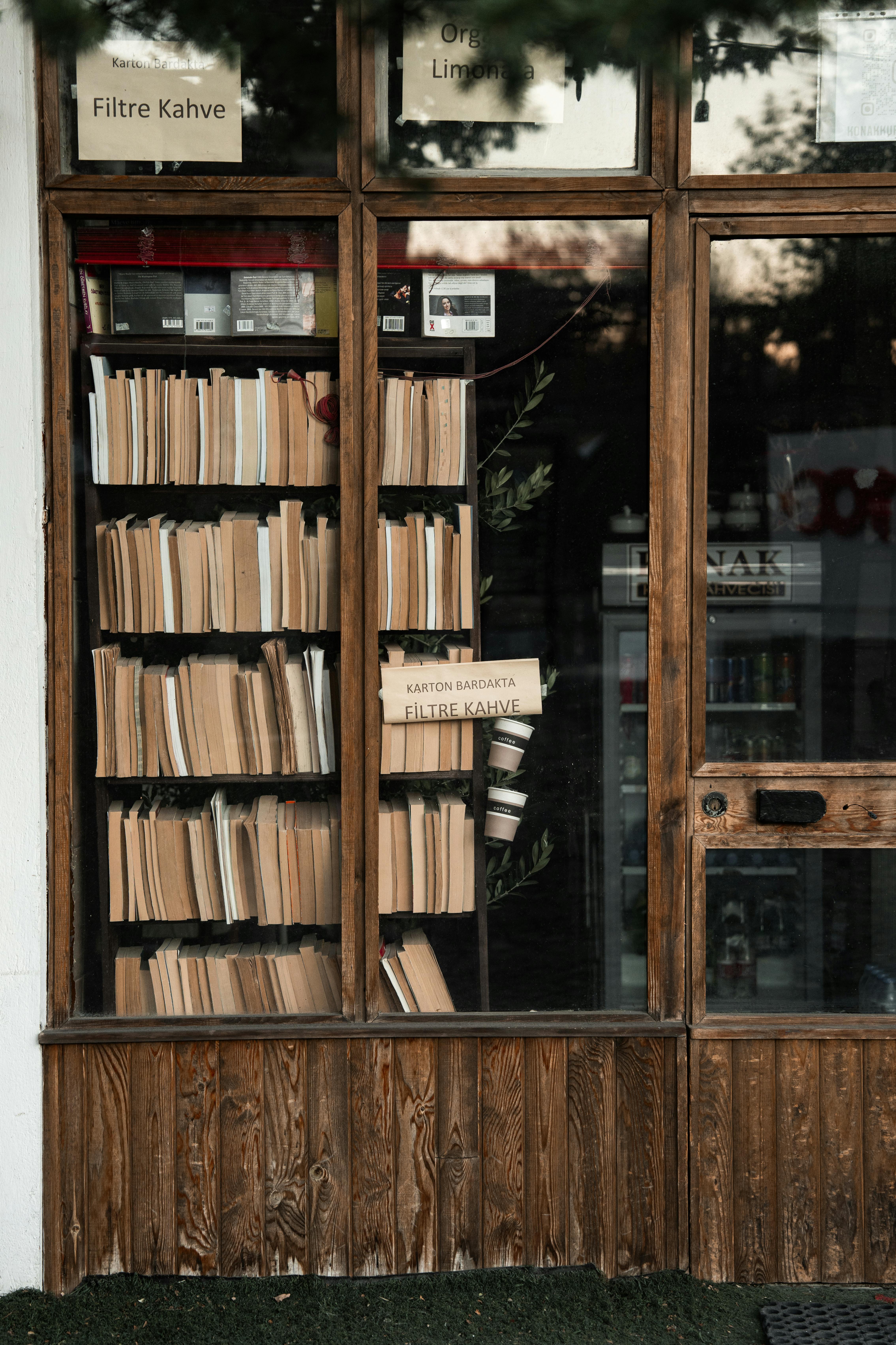 Facade and the Window of a Book Store · Free Stock Photo