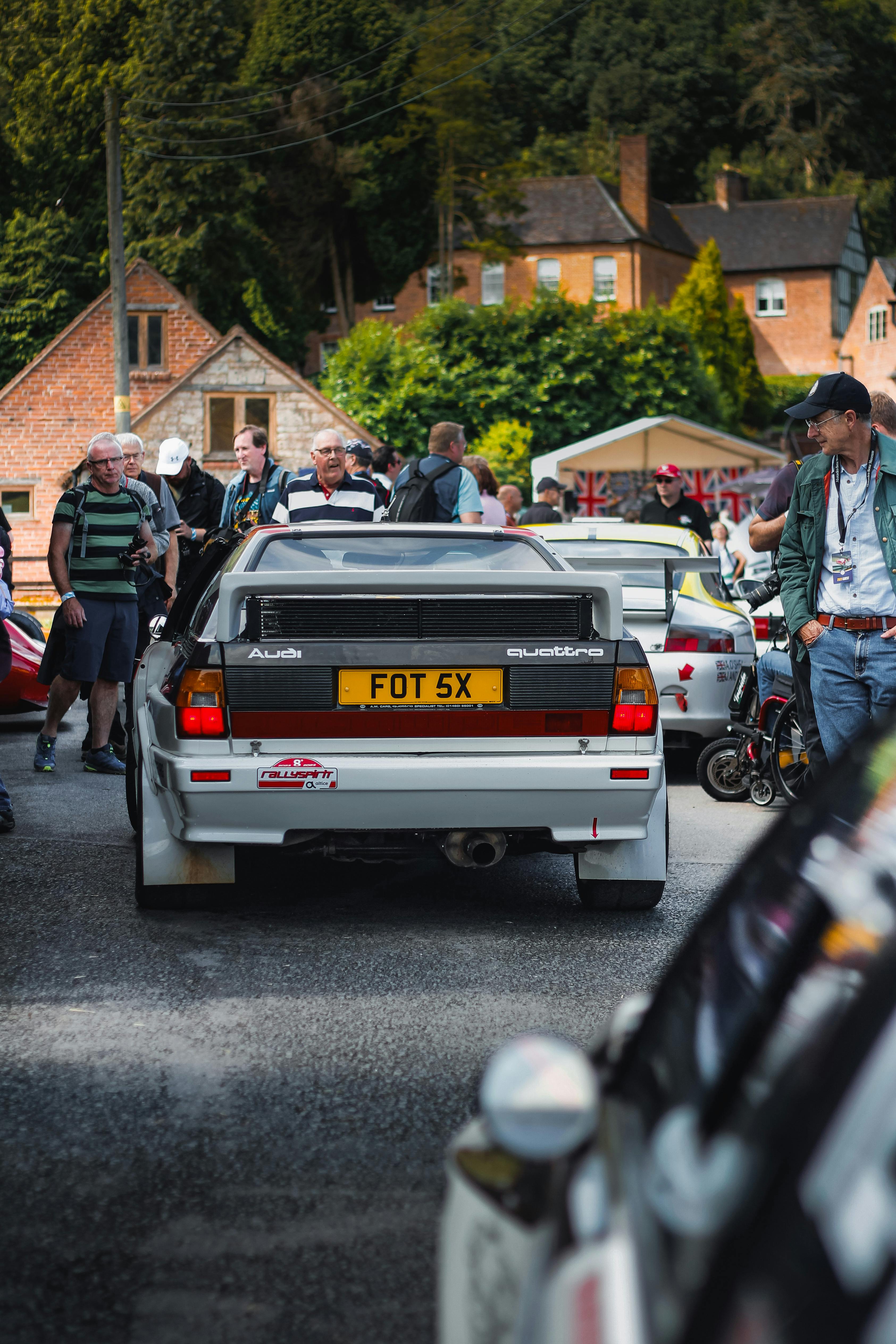 Cars and a Crowd of Man on Races · Free Stock Photo