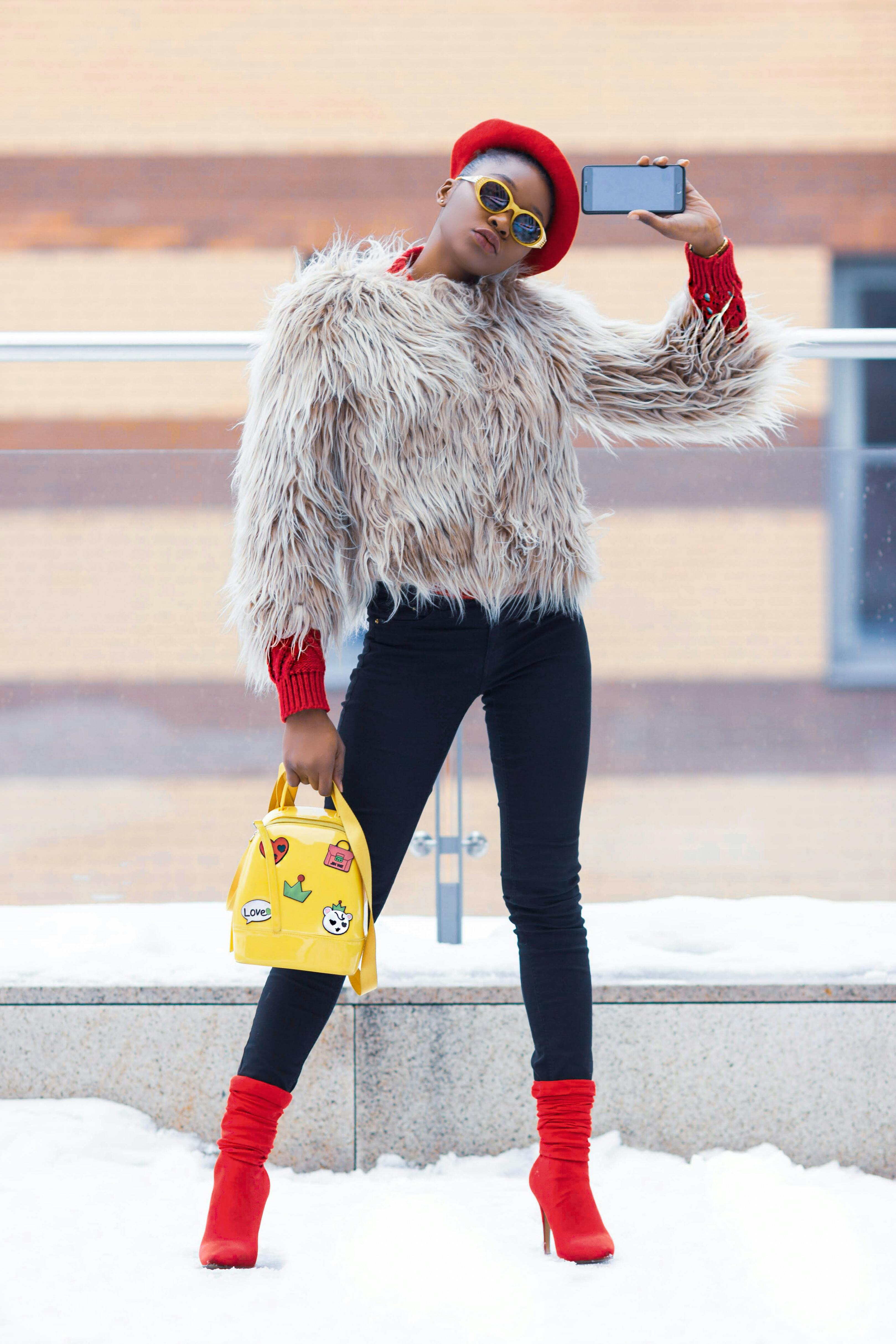 Person Wearing Gray Puff Jacket · Free Stock Photo