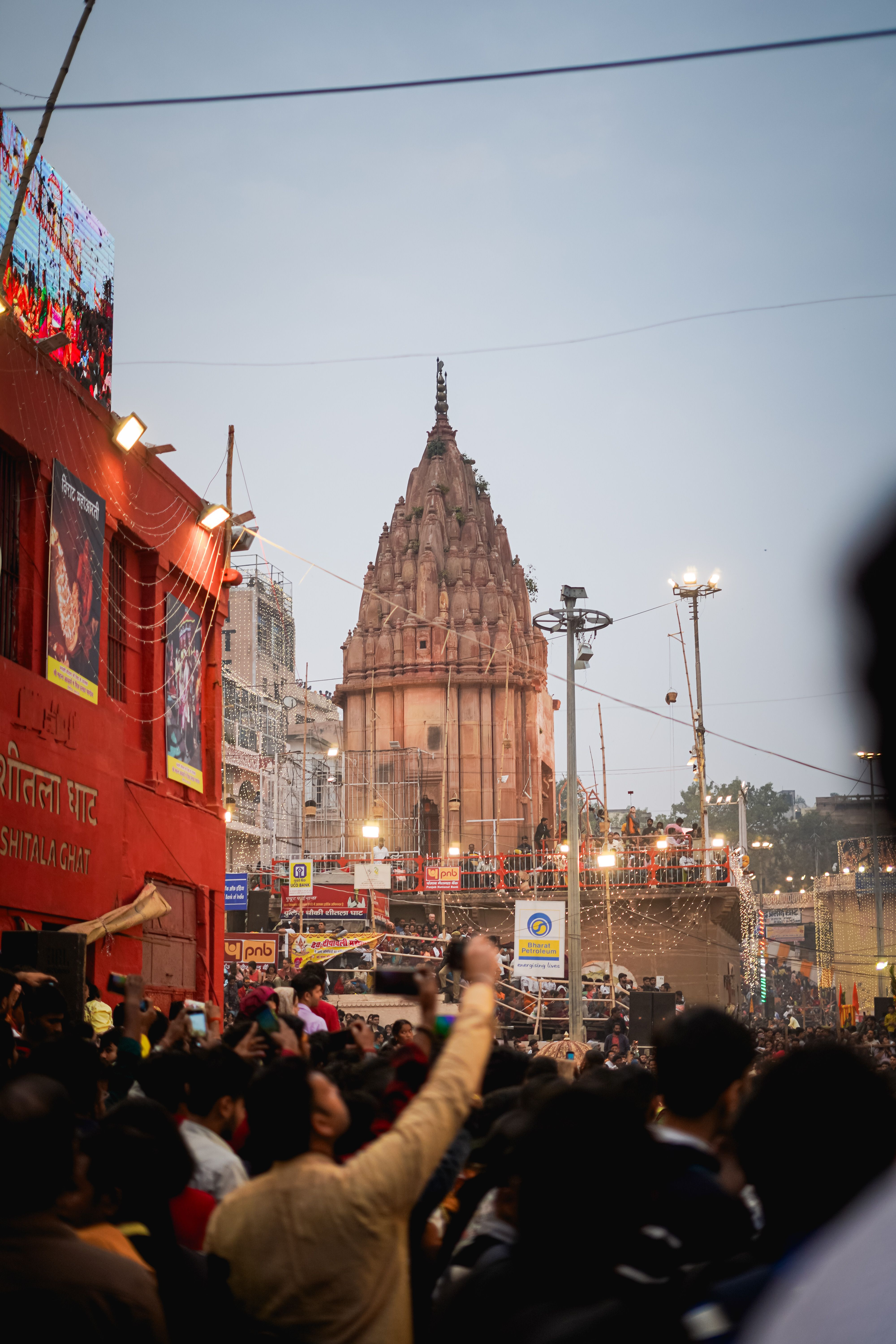 Photo of the Manikarnika Ghat in Varansi, India · Free Stock Photo