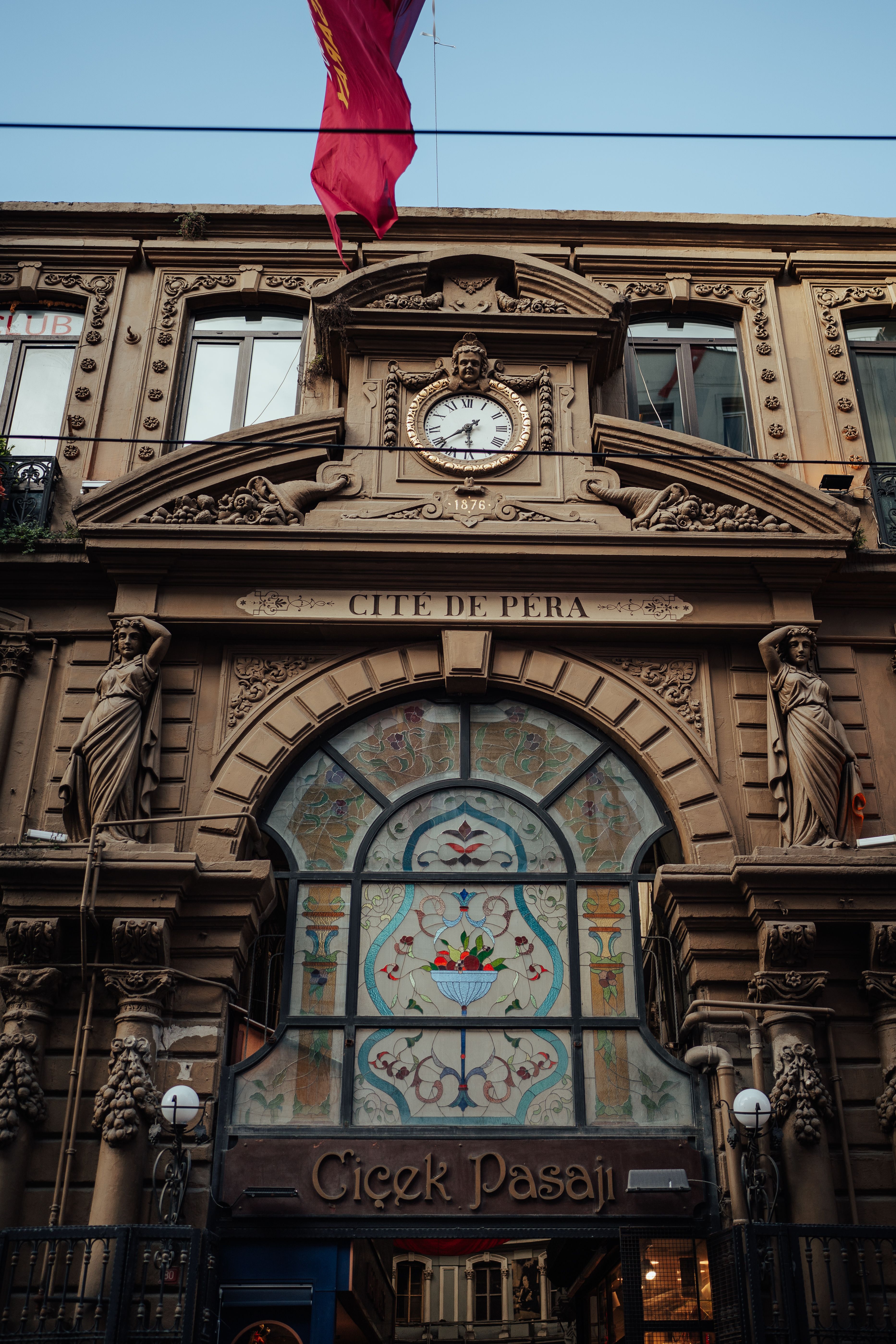 Cicek Pasaji building Facade, Istanbul, Turkey · Free Stock Photo