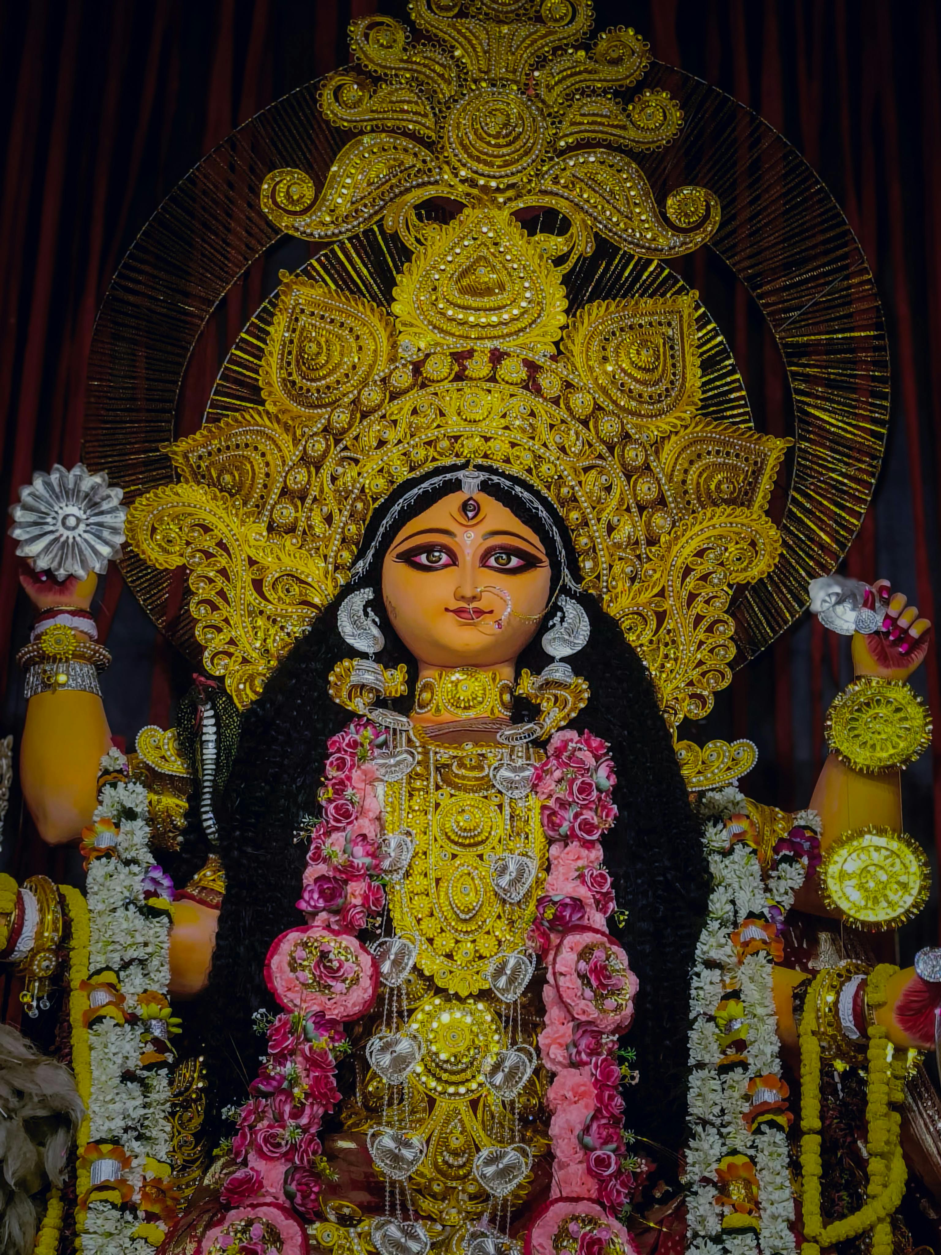 Hindu Goddess Durga Statue · Free Stock Photo