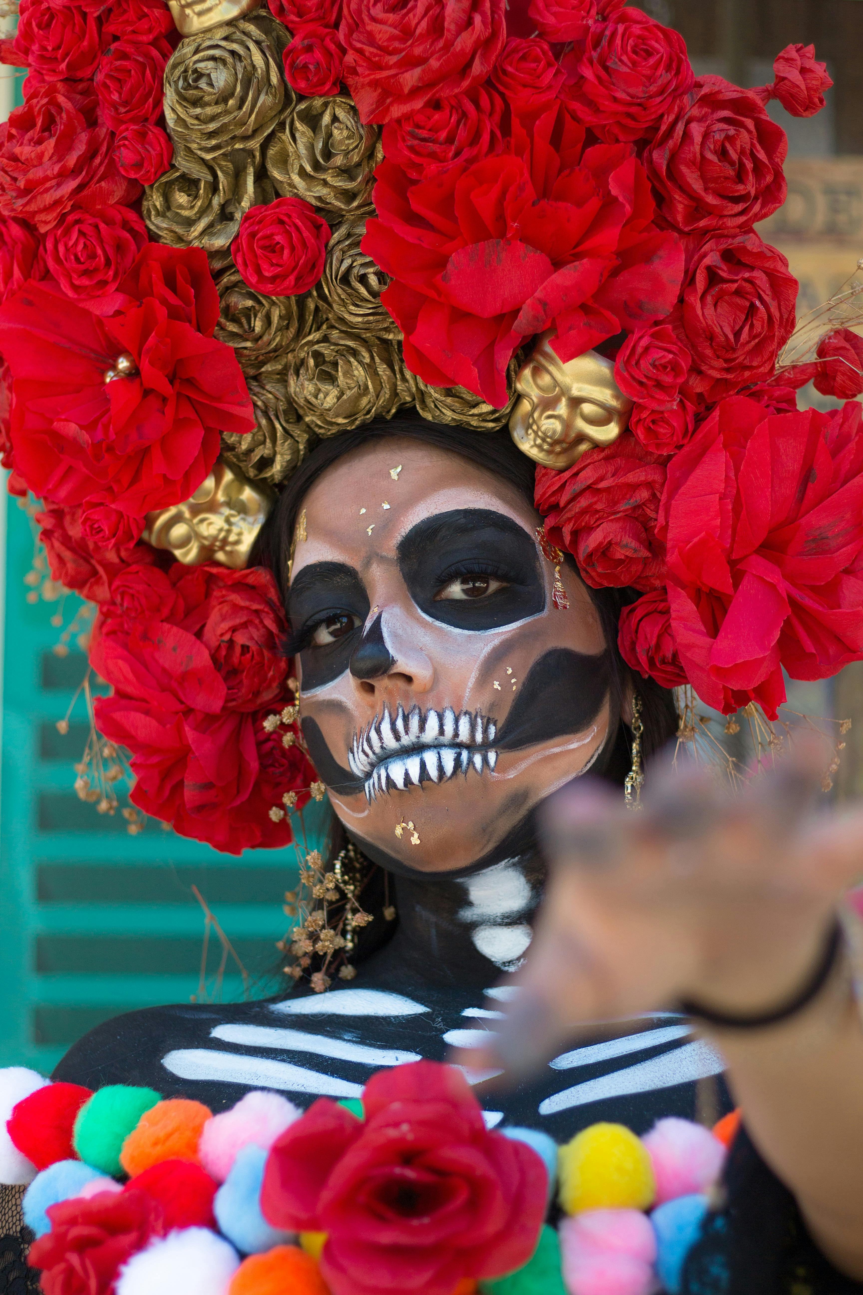 Photo of a Woman Dressed as a Catrina · Free Stock Photo