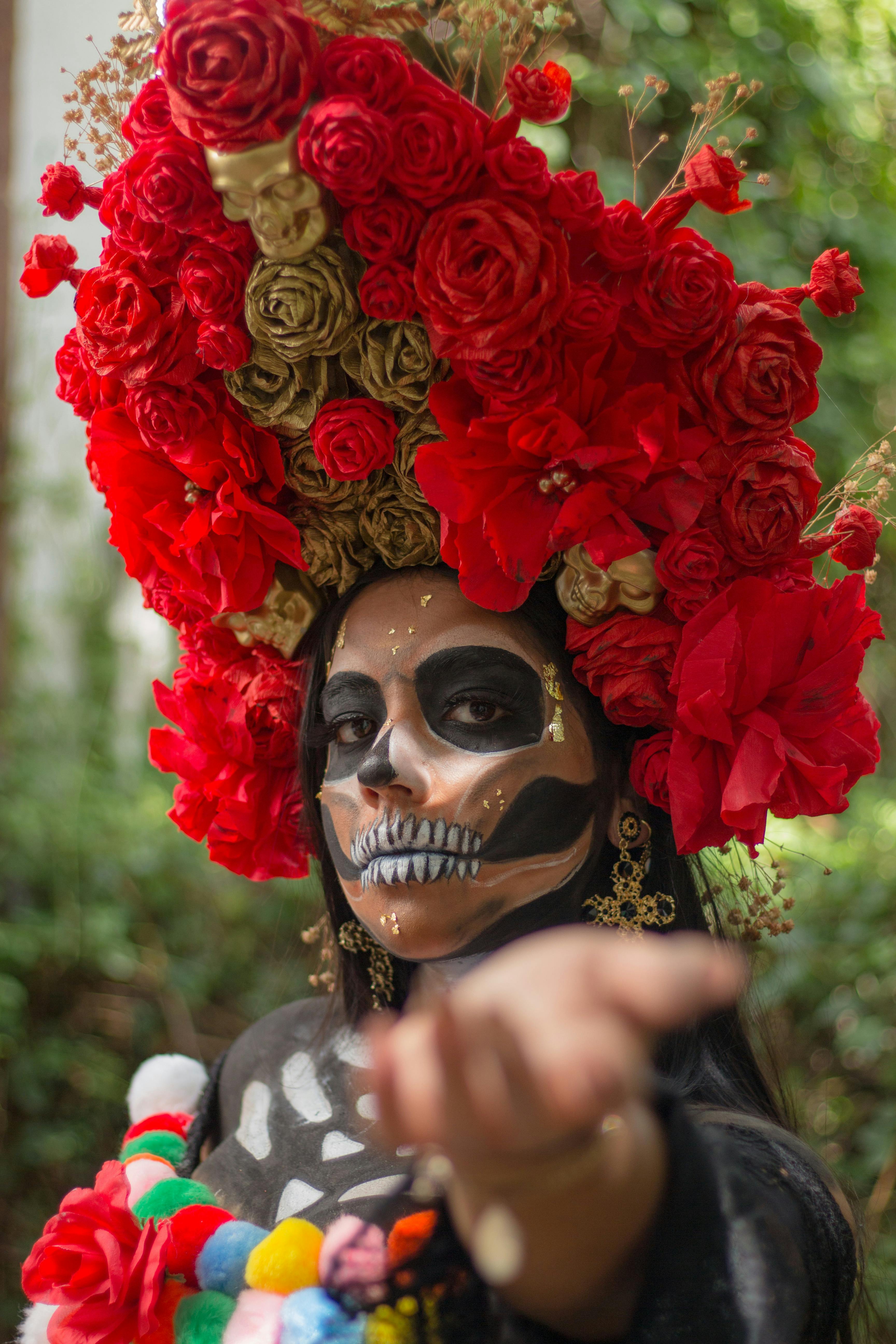 Photo of a Woman Dressed as a Catrina · Free Stock Photo