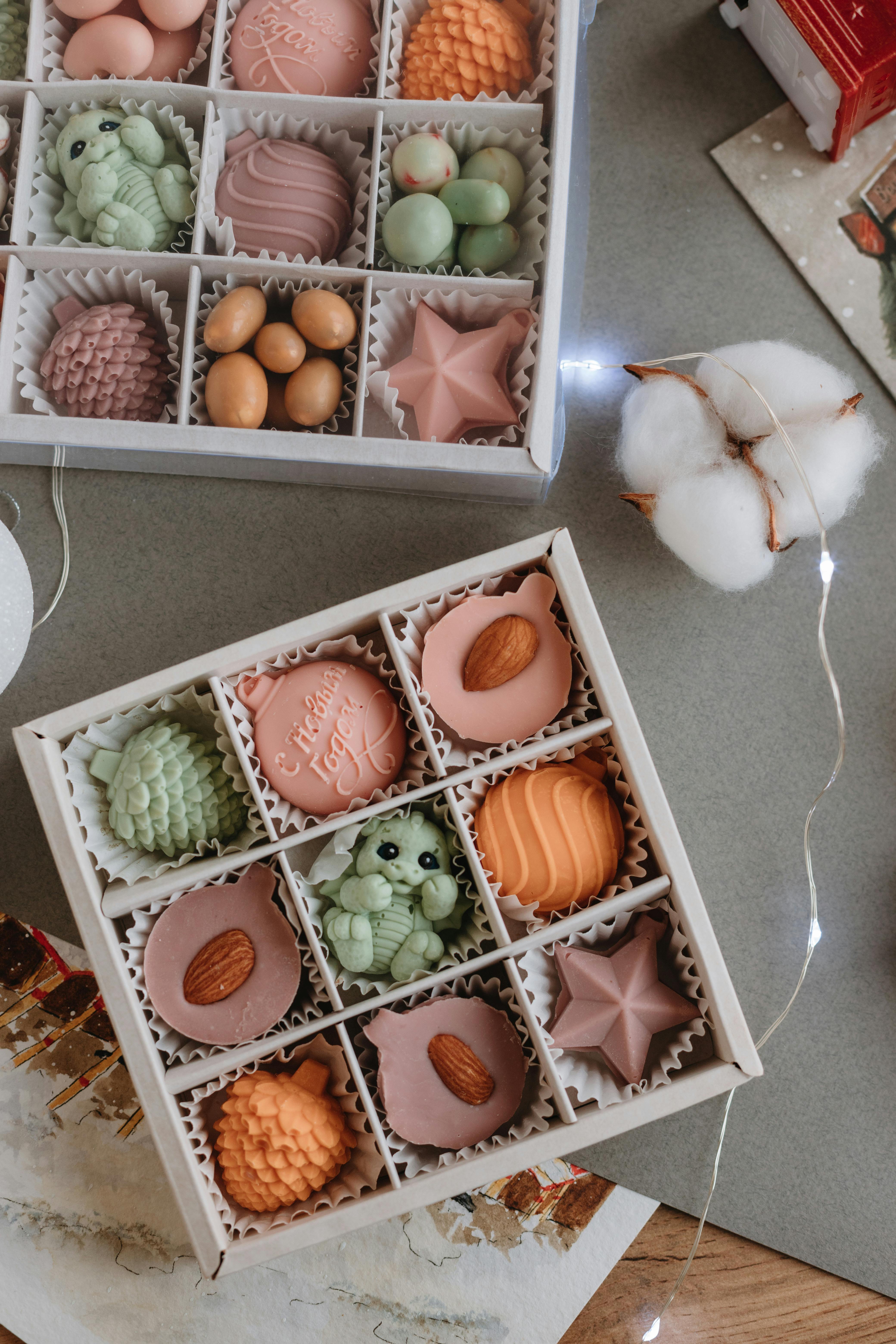 Pralines in a Box · Free Stock Photo