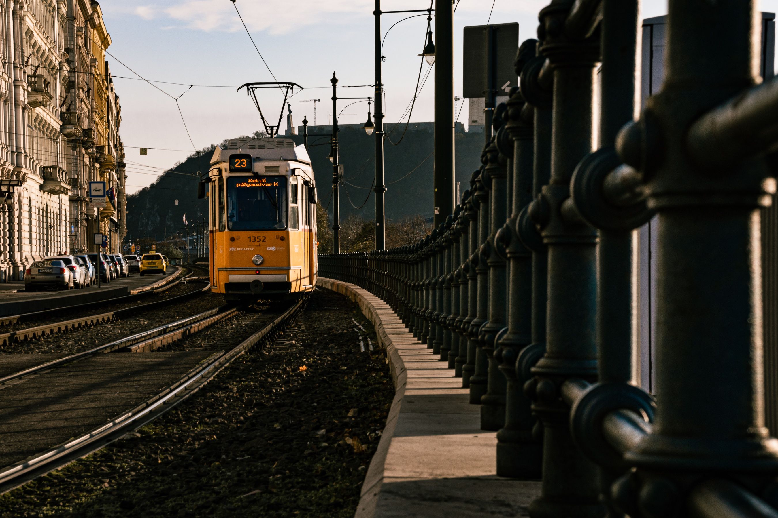 A Yellow Tram on the Tramway in City · Free Stock Photo