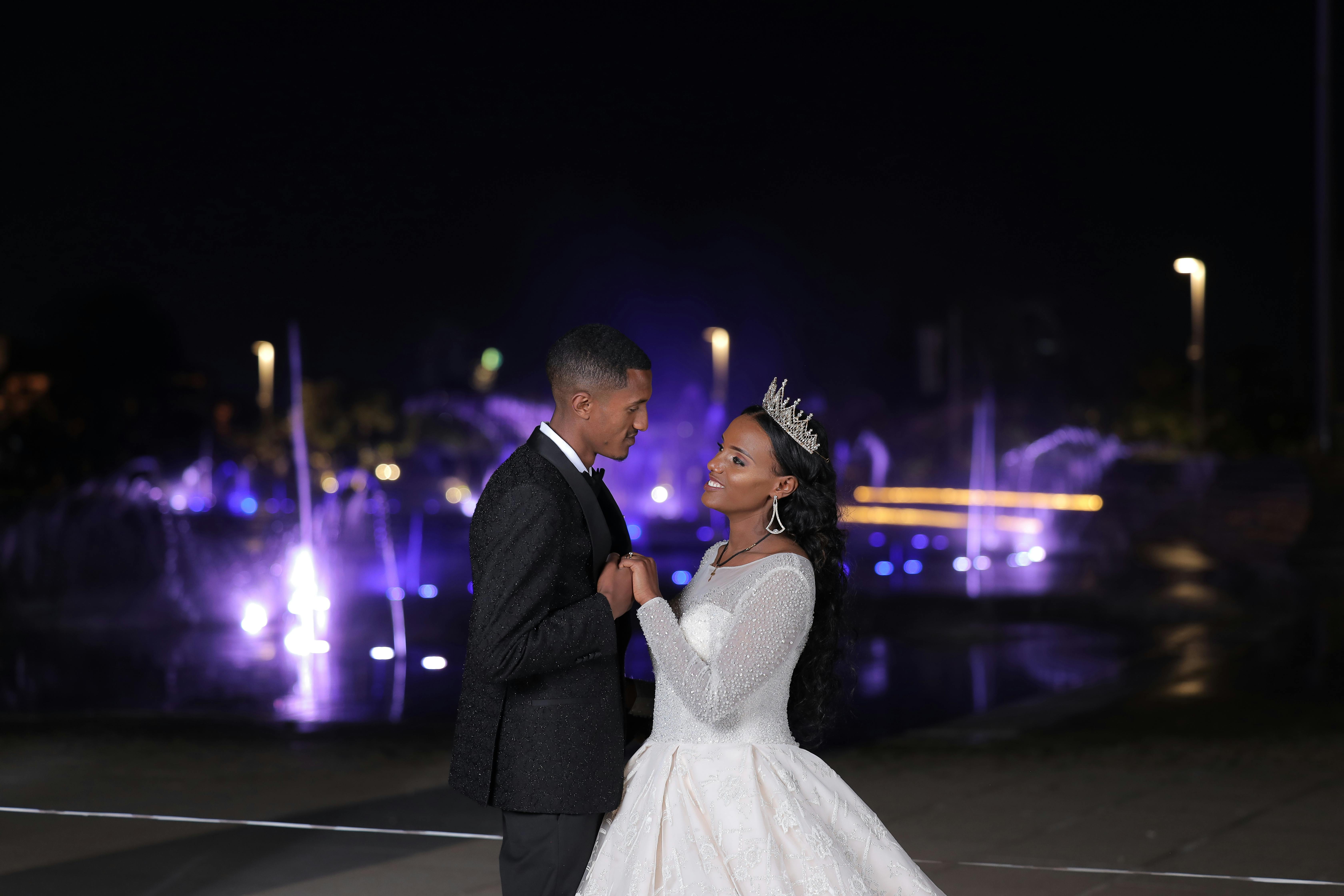 Smiling Brides in Wedding Dresses · Free Stock Photo