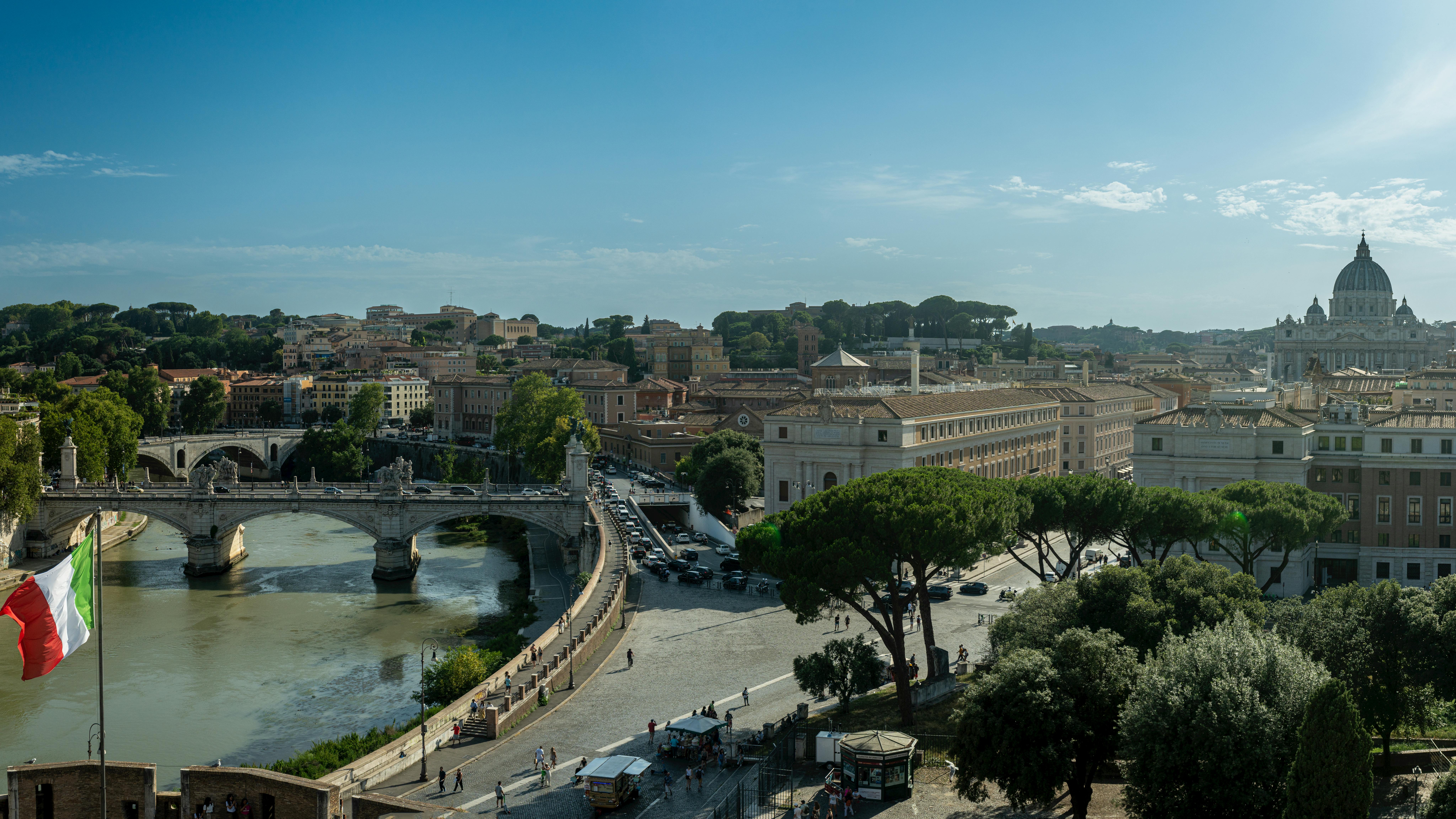 Birds Eye View of Rome · Free Stock Photo