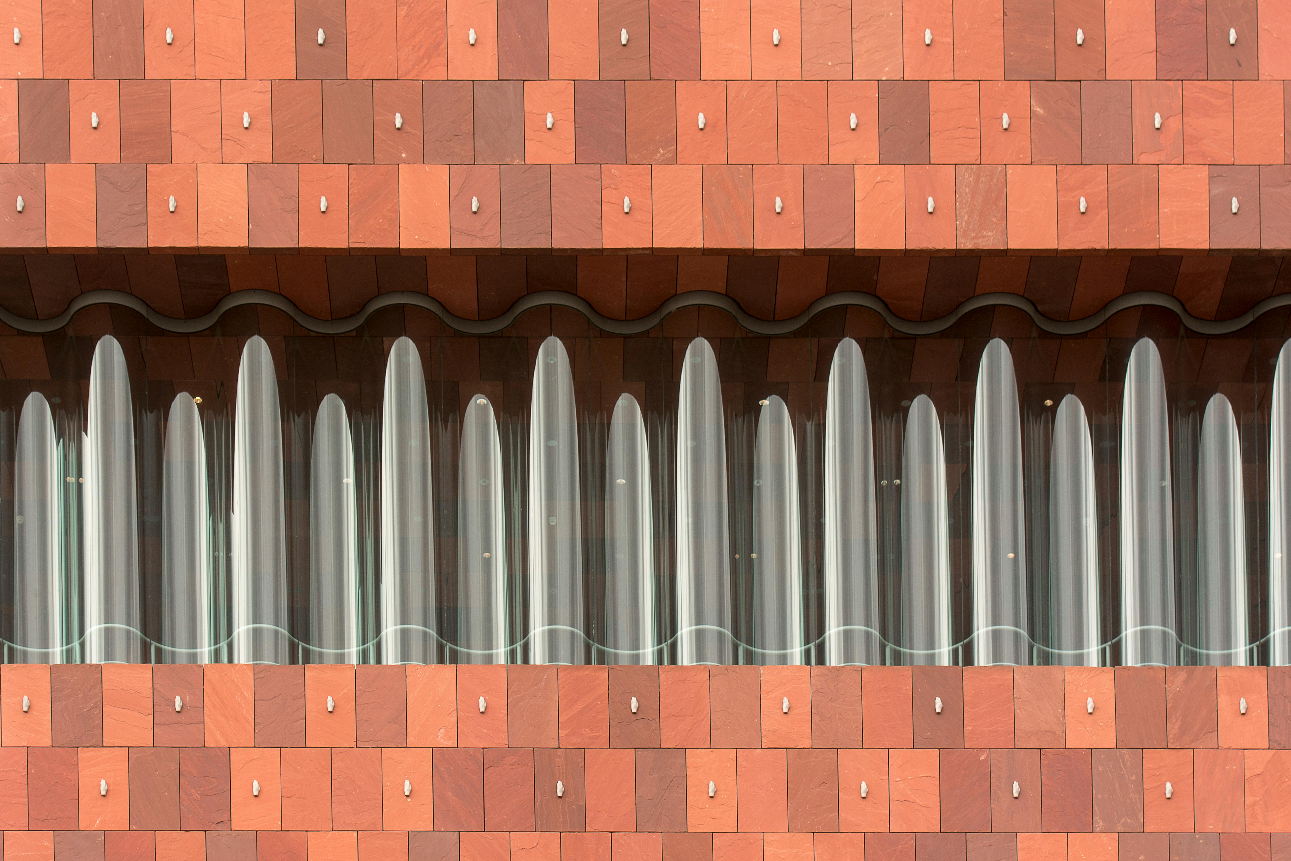Unusual Facade and Wavy Windows of the MAS Museum in Antwerp · Free ...