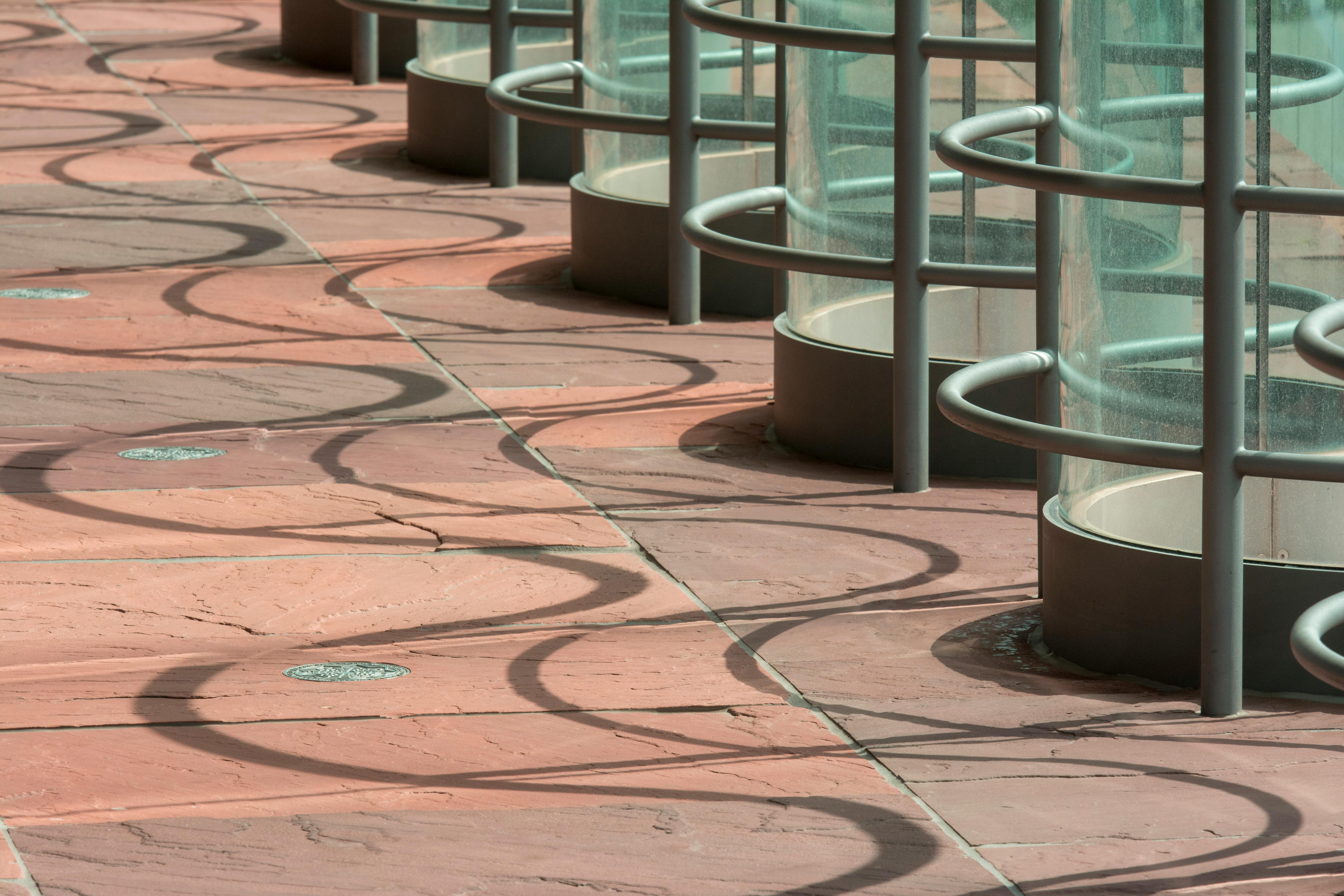 Wavy Shadow on Sidewalk · Free Stock Photo