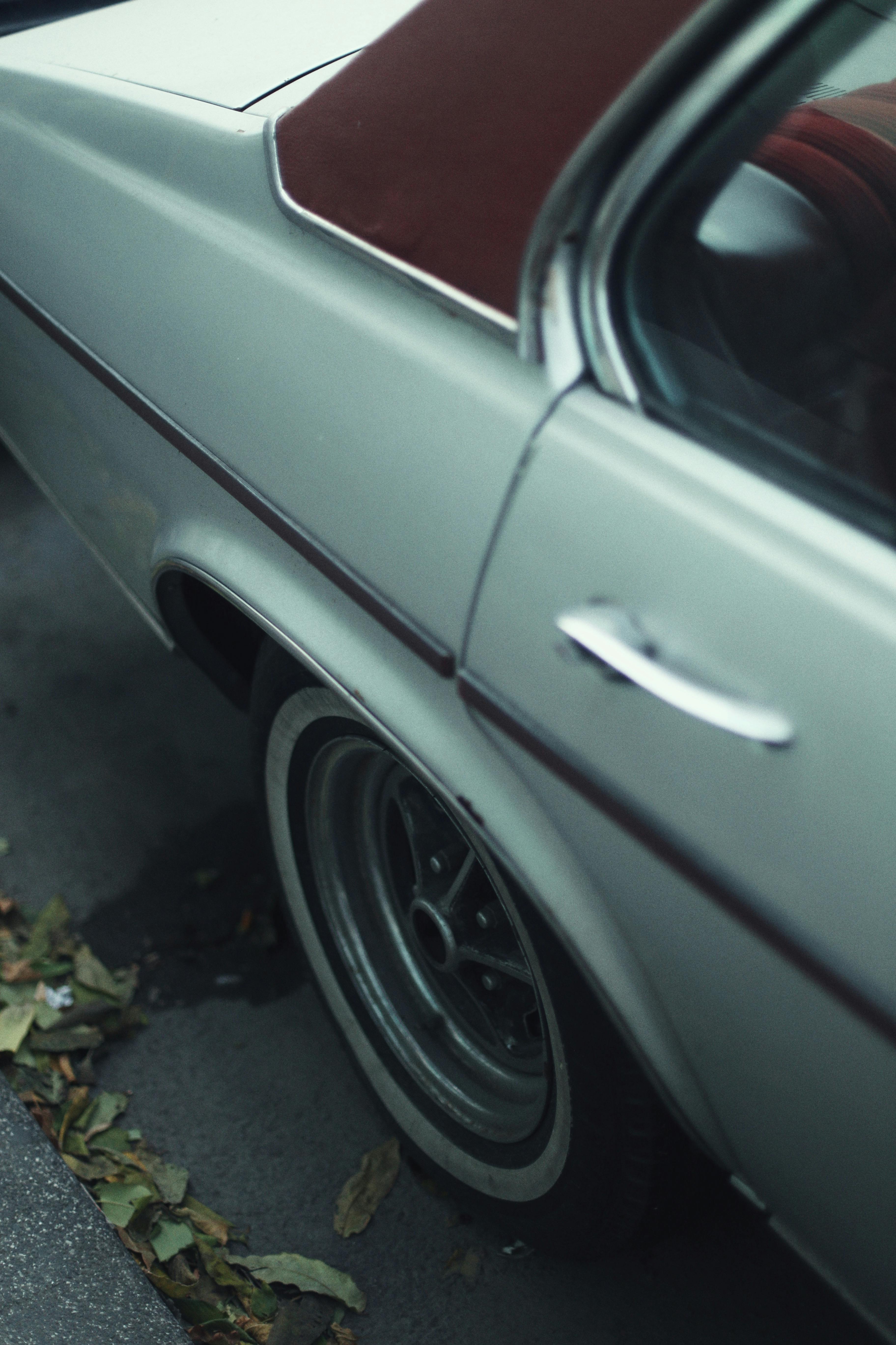 Close Up of Vintage Car Door · Free Stock Photo