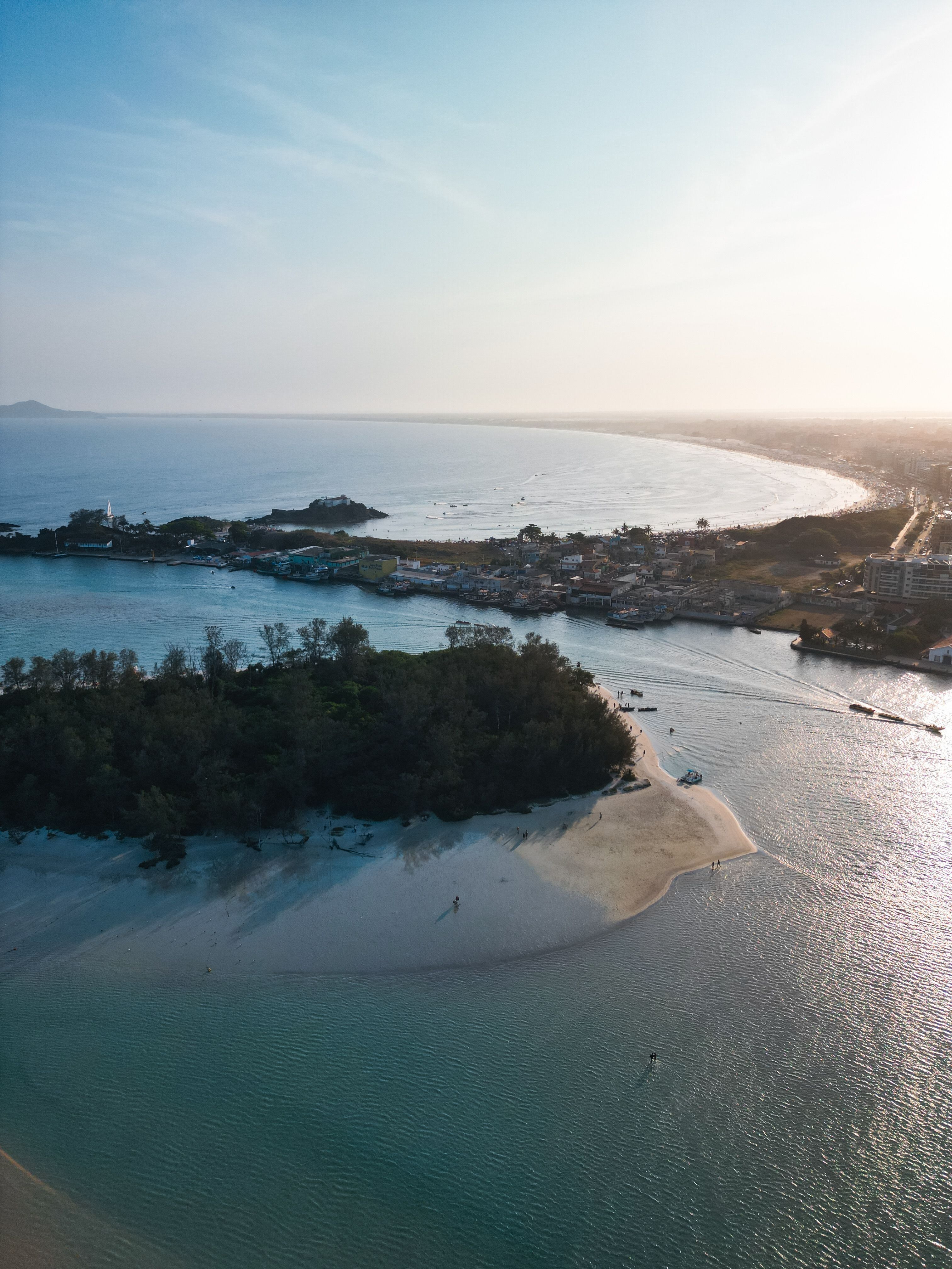 Aerial Shot of Sea, Bay and Coastline · Free Stock Photo