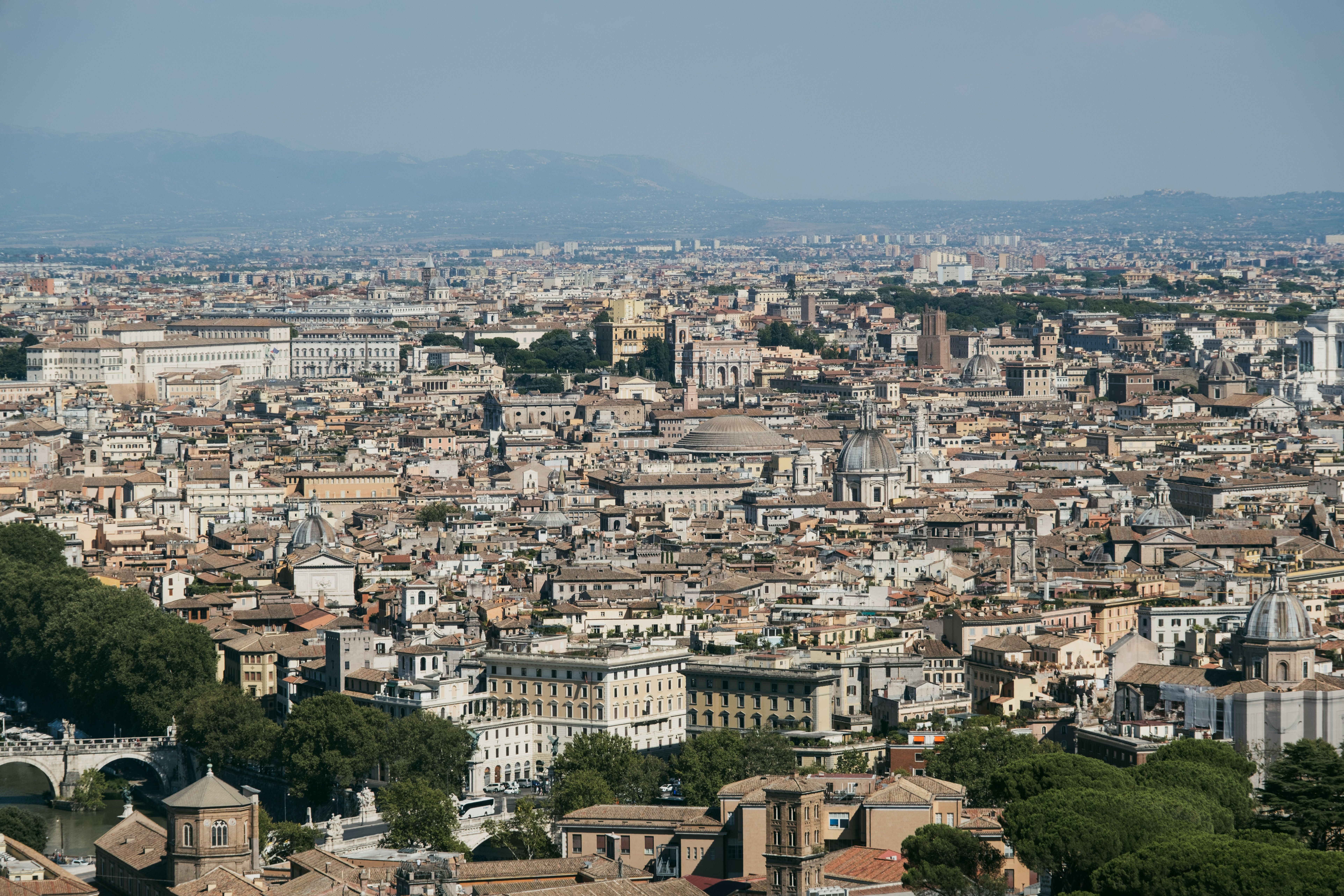 Panorama of Rome Cityscape · Free Stock Photo