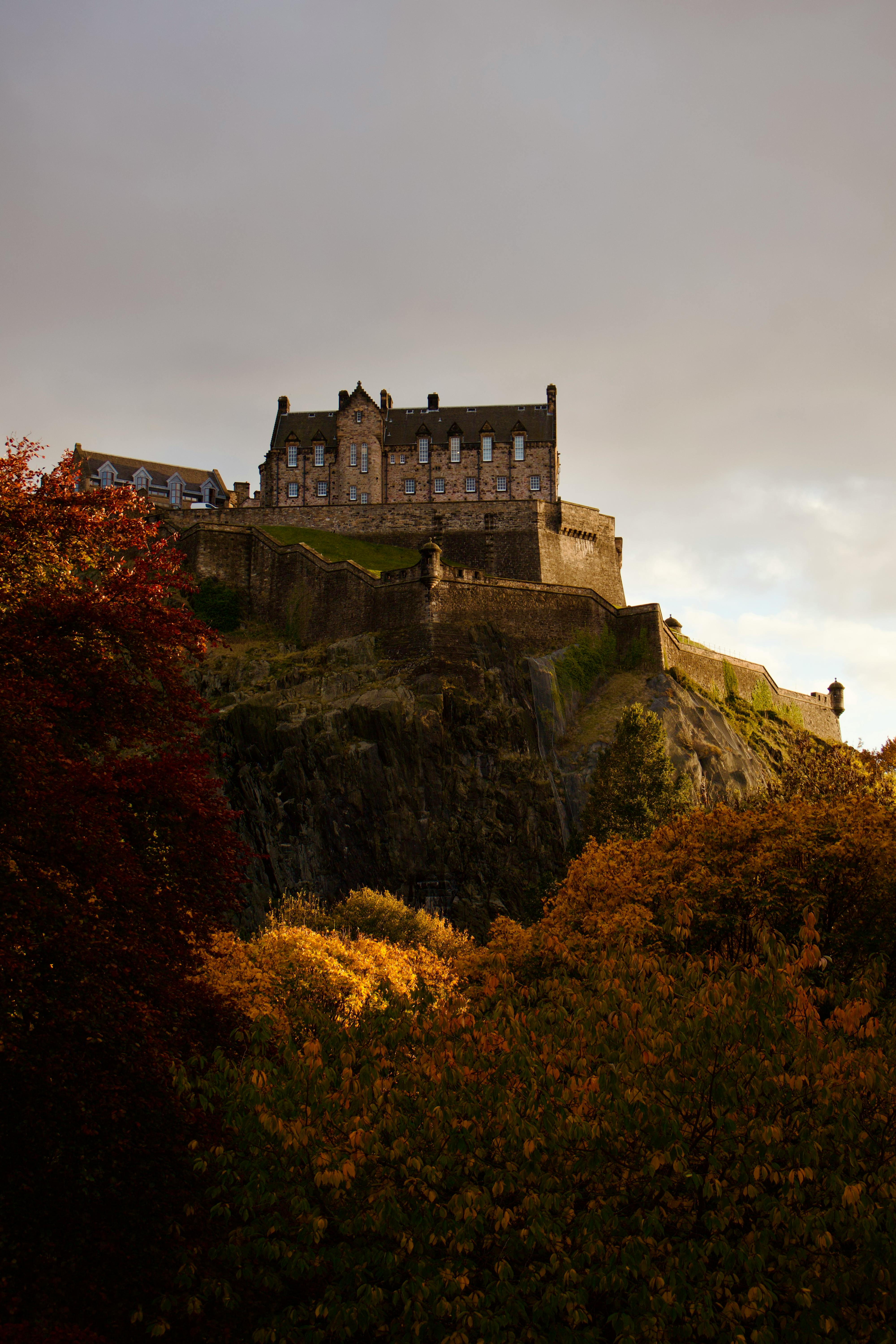 Edinburgh Castle Atop a Mountain · Free Stock Photo