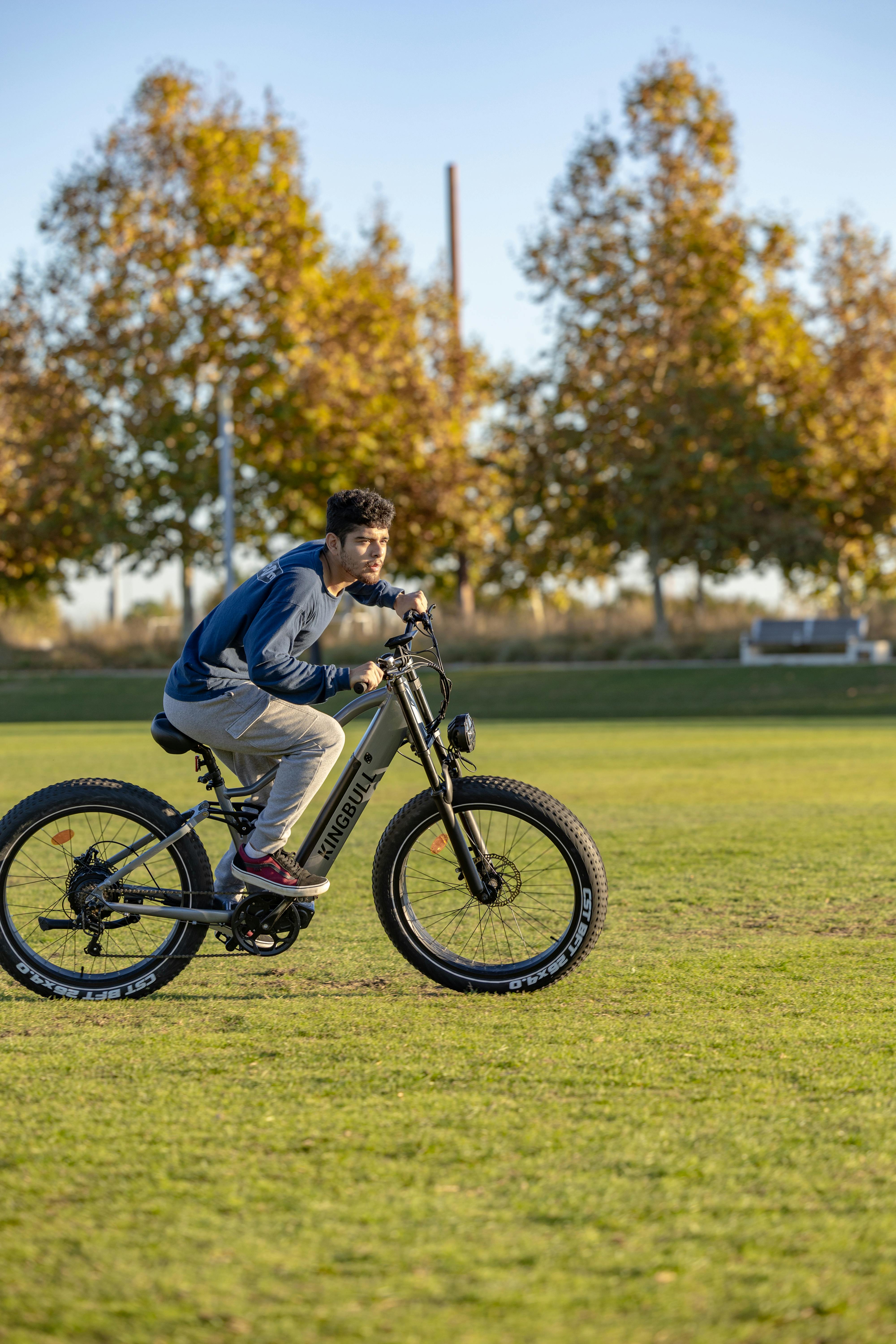 Man Riding Bike at Park · Free Stock Photo