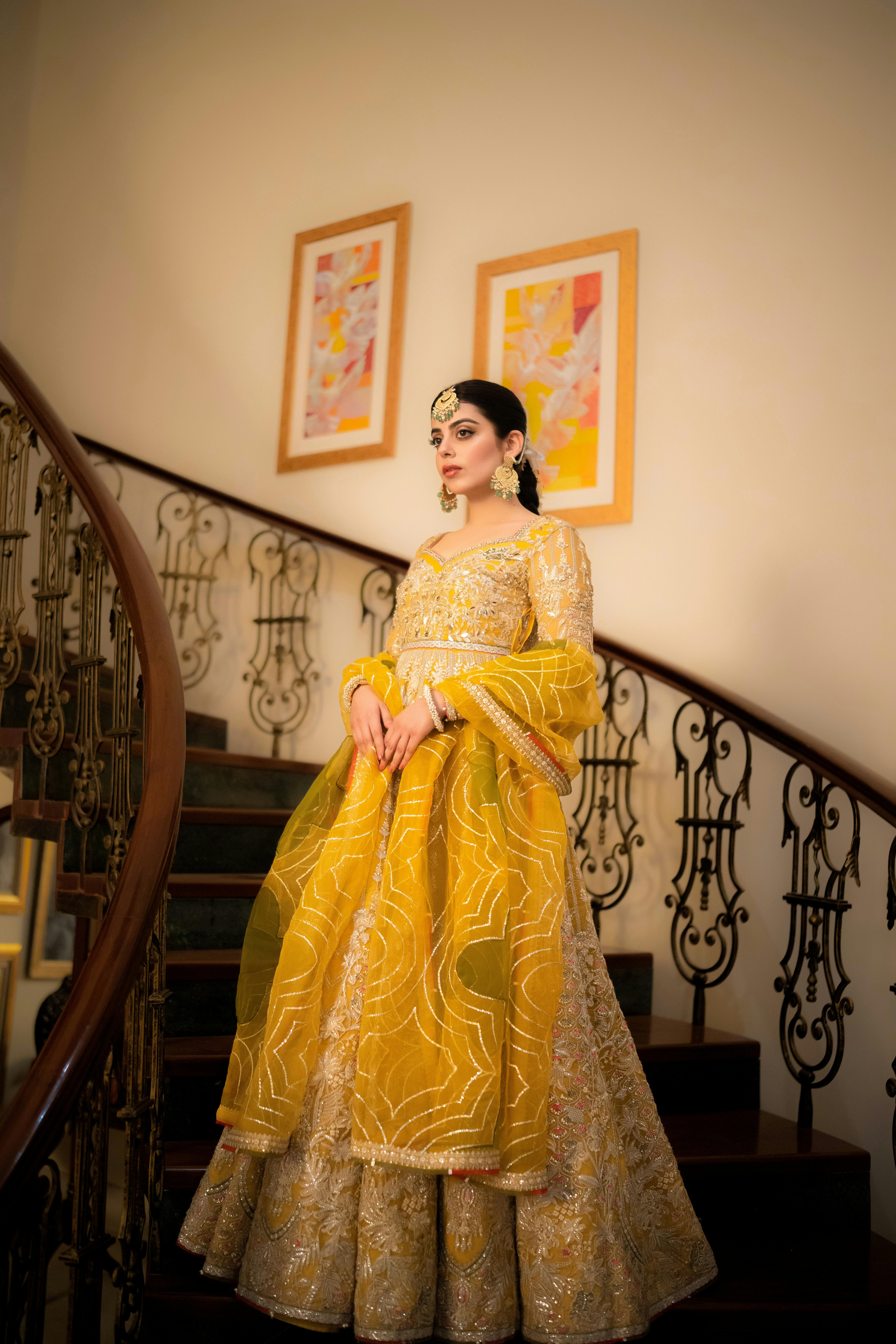 A Woman in a Traditional Dress · Free Stock Photo