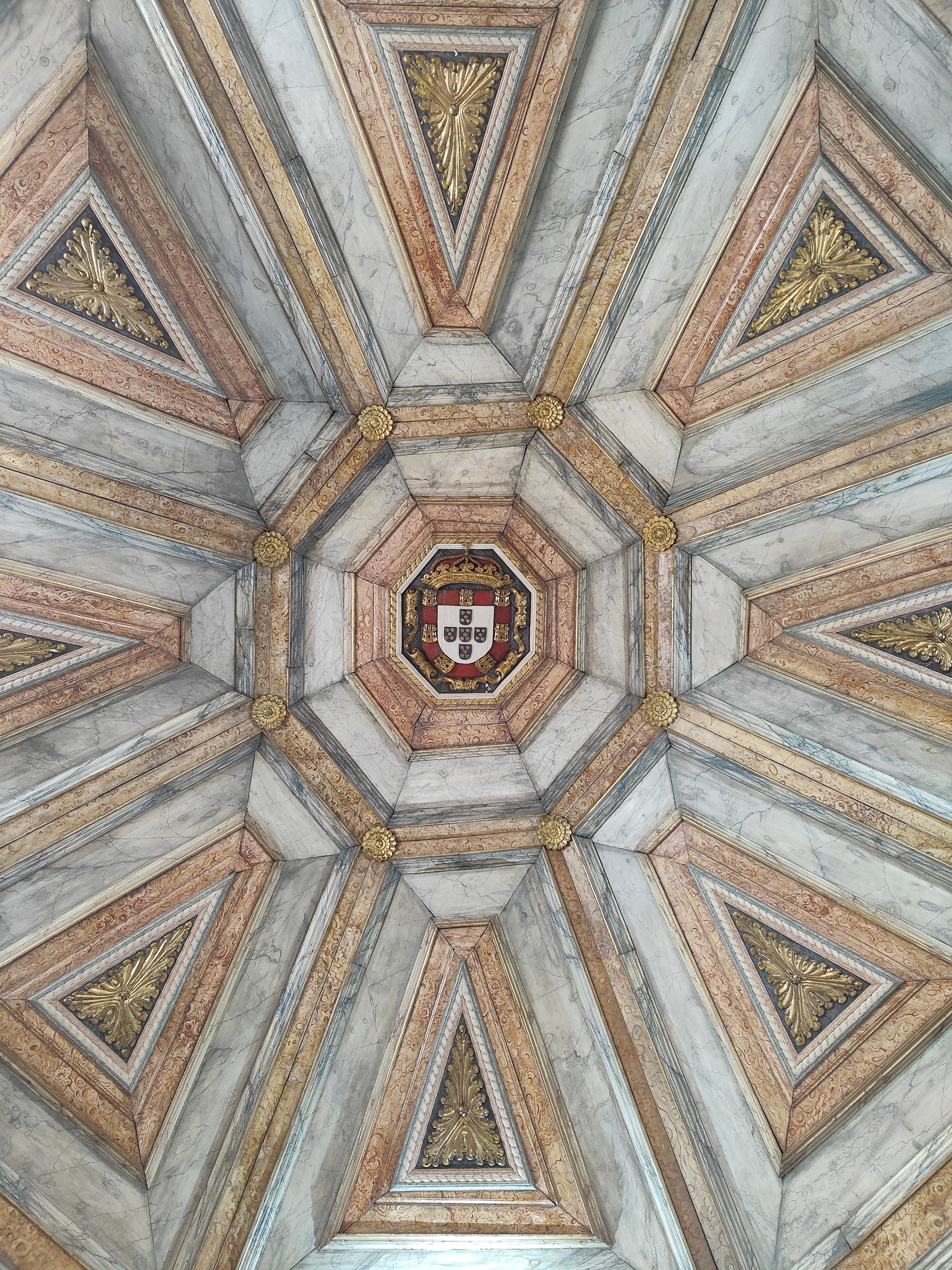 Geometric Ceiling Decoration · Free Stock Photo