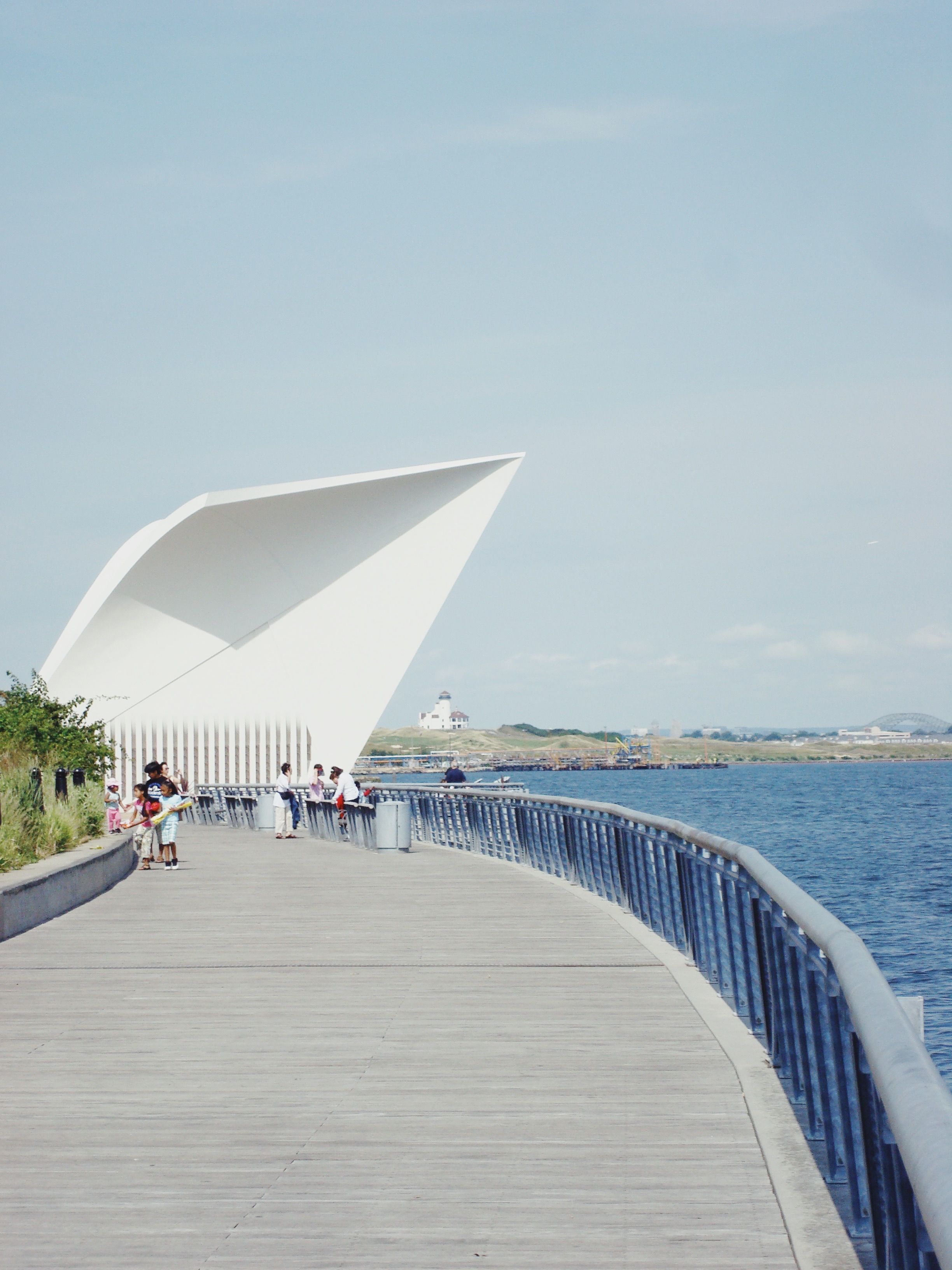 Promenade Along the Shore of Staten Island Leading to the Postcards ...