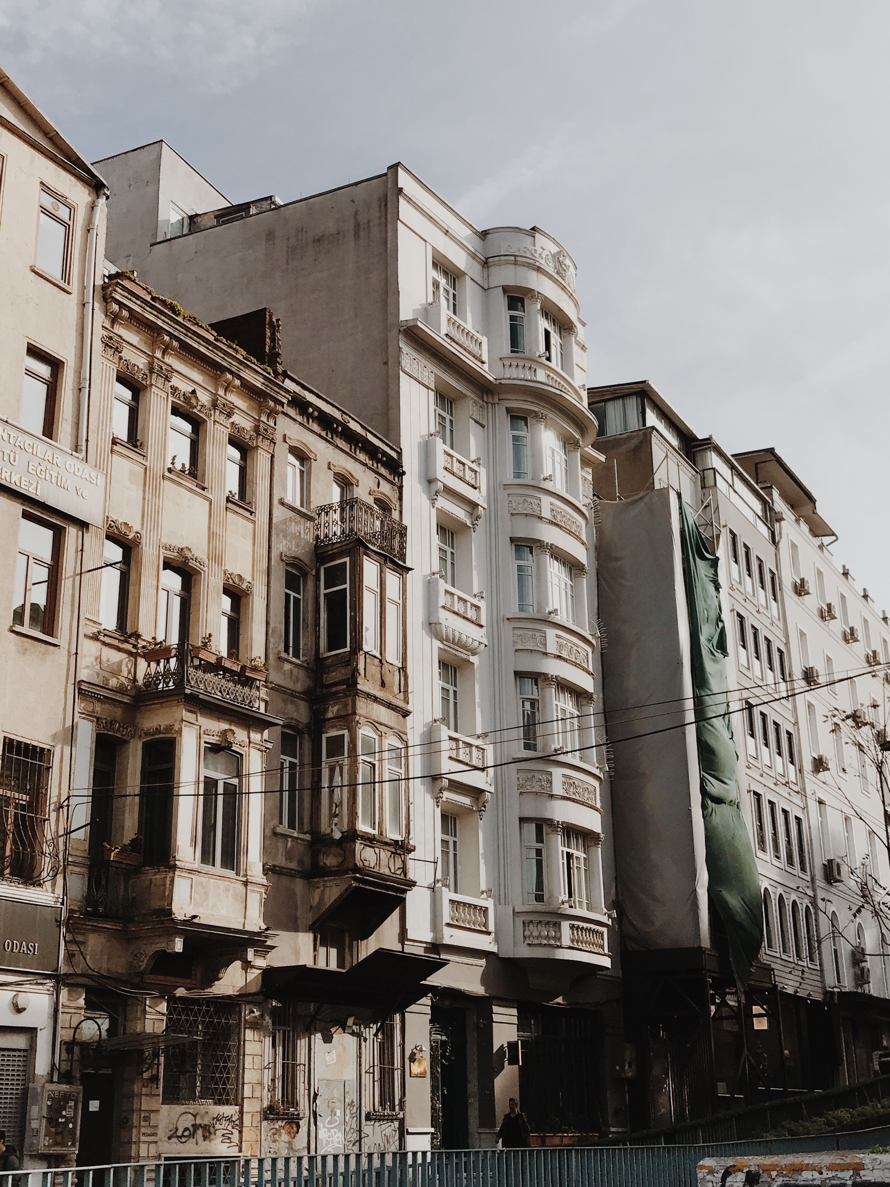 Residential Buildings with Bay Windows · Free Stock Photo