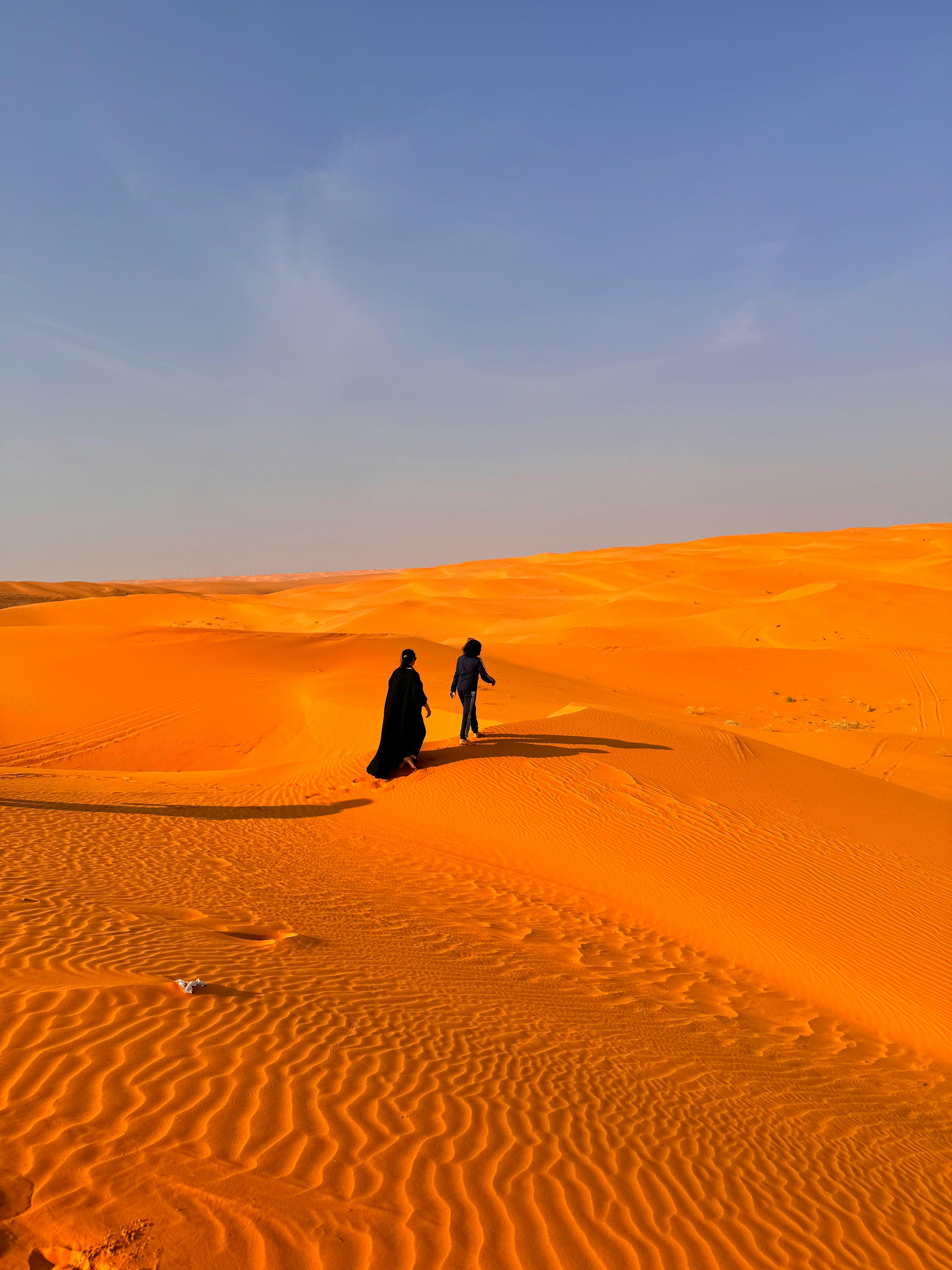 Person Walking across Desert · Free Stock Photo