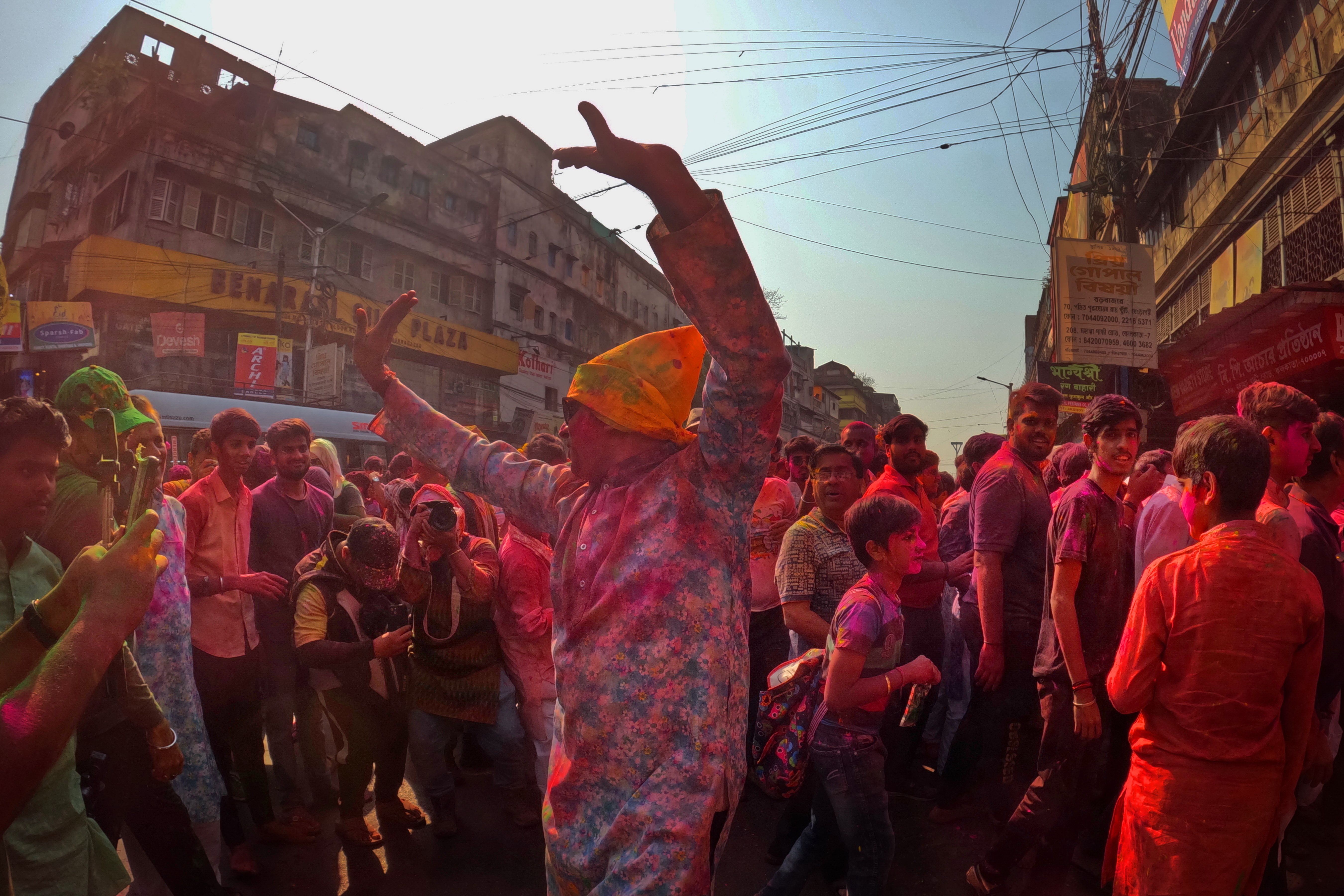 Holi celebration 11. · Free Stock Photo