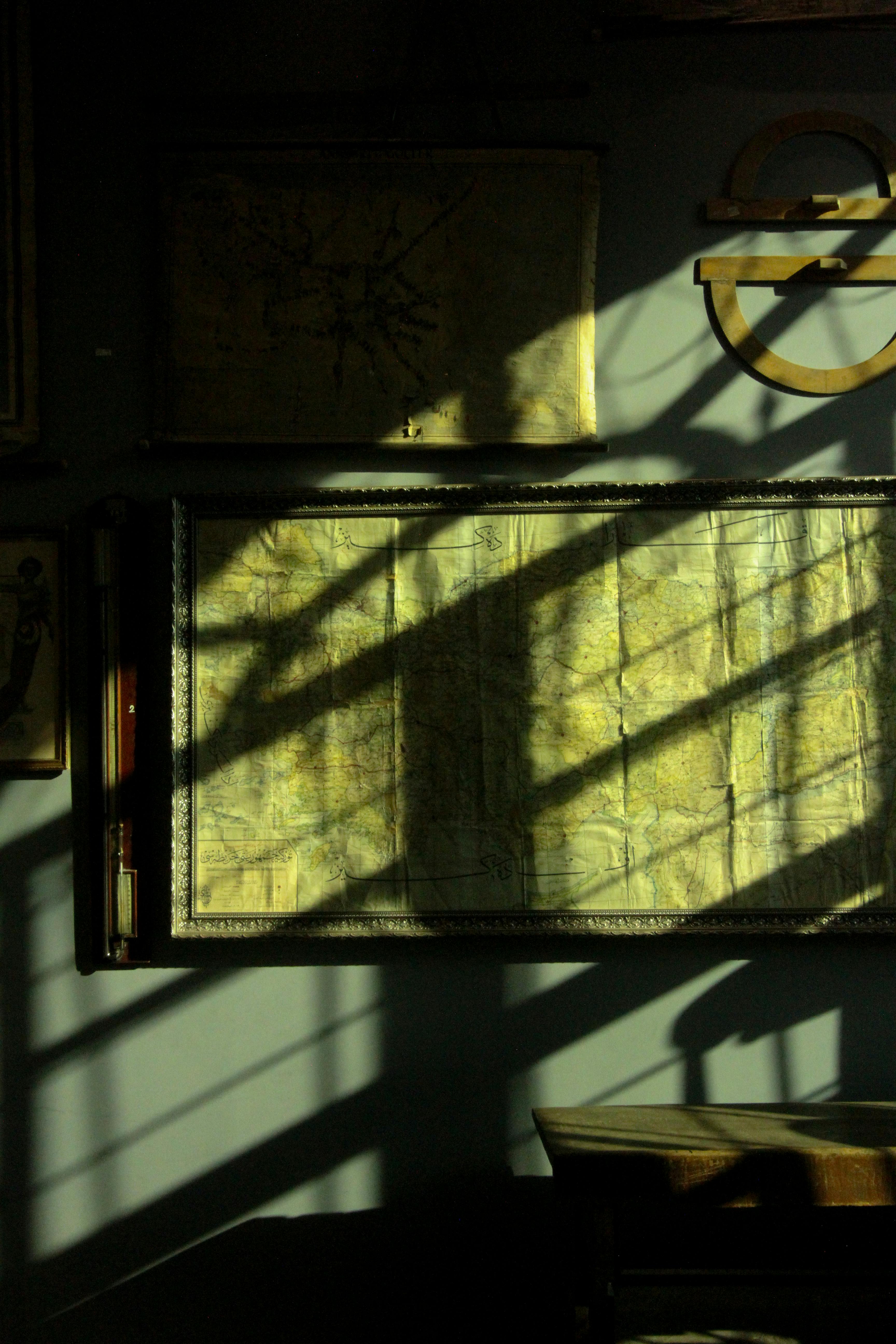 A Map in a Classroom · Free Stock Photo