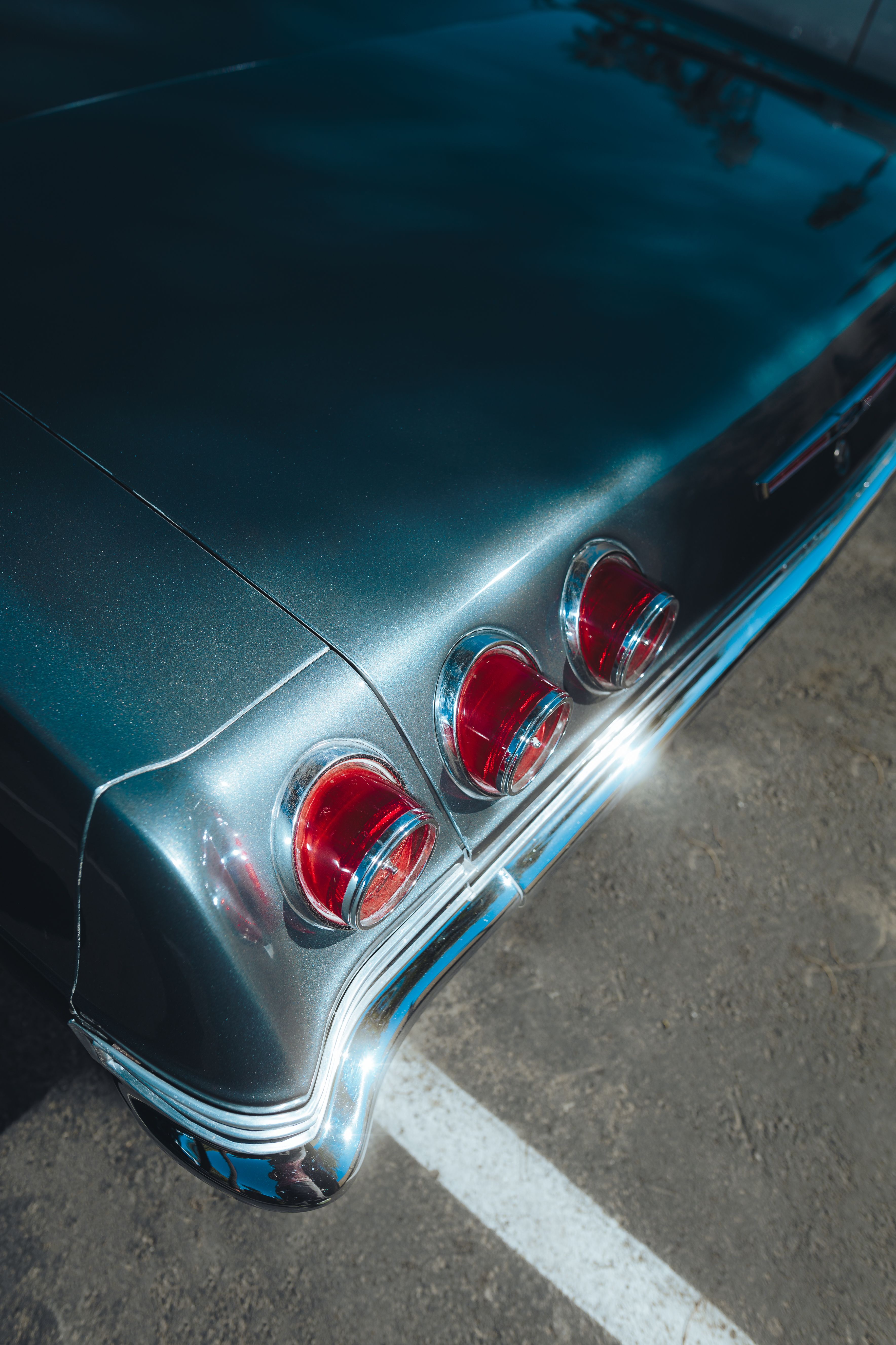 Close-up of the Back of a Vintage Chevrolet Impala · Free Stock Photo
