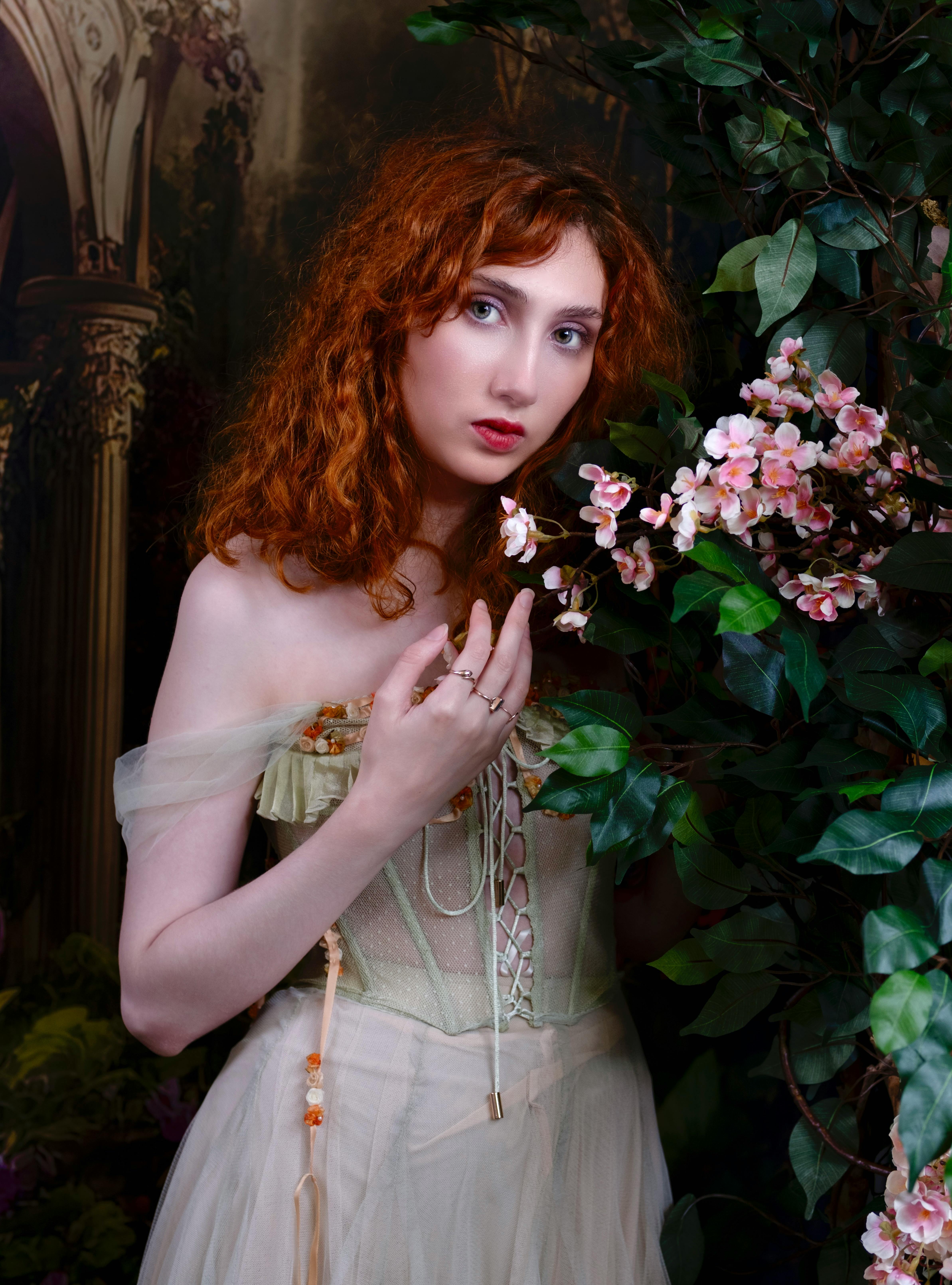 Portrait od Woman in Romantic Scenery · Free Stock Photo