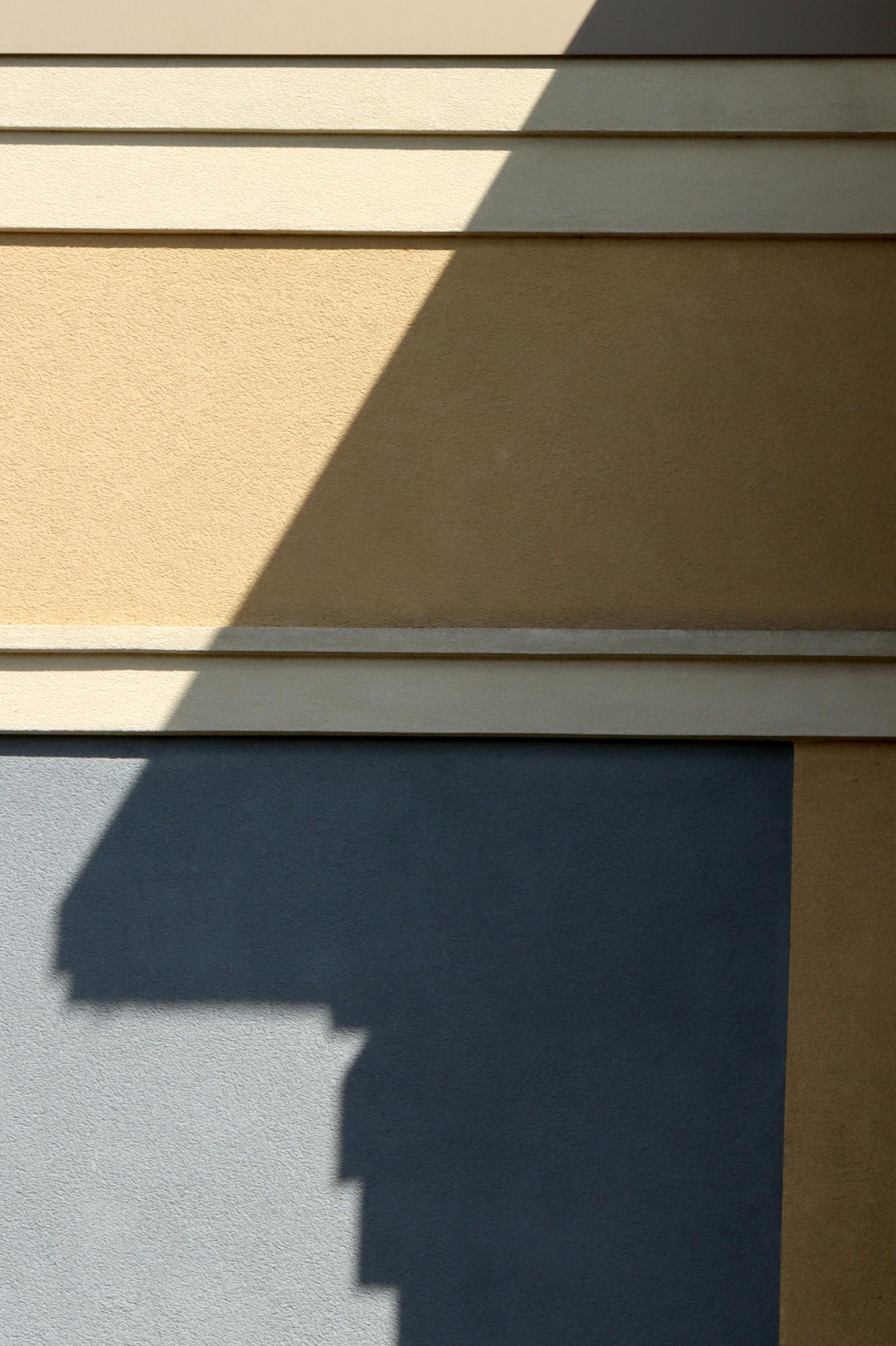 Shadow of Rooftop on Wall · Free Stock Photo