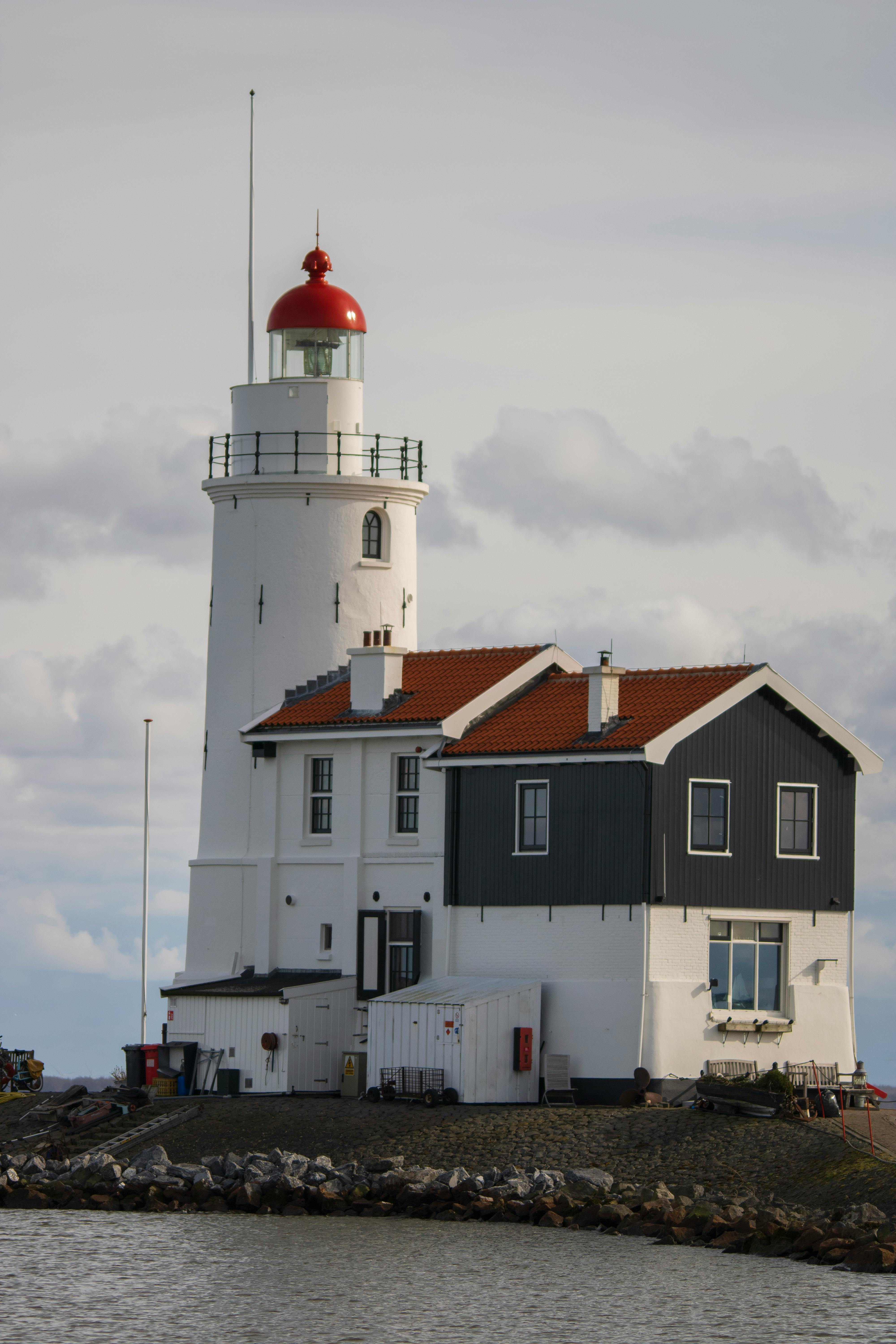 Marken Lighthouse in Netherlands · Free Stock Photo