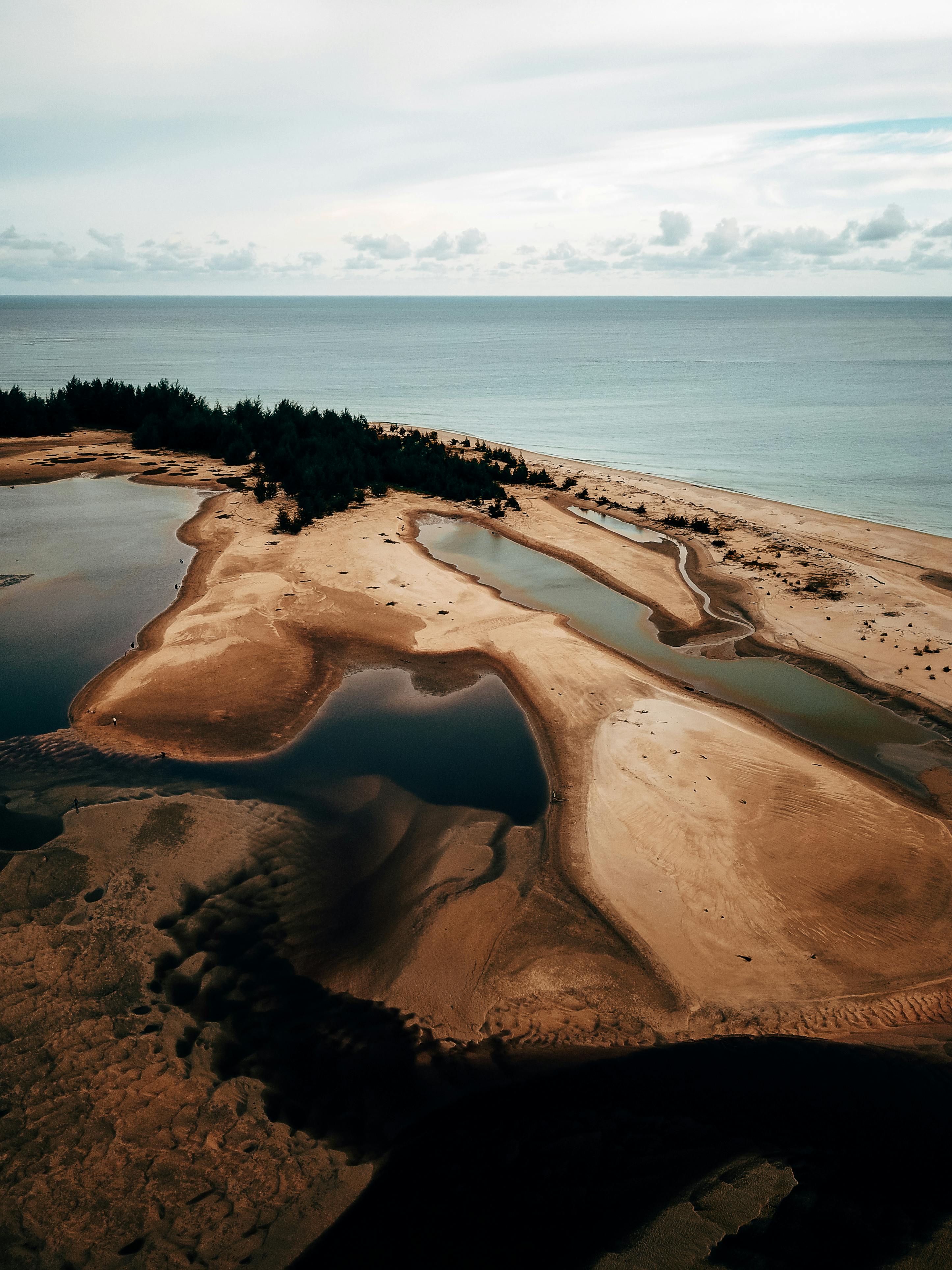 Aerial View of a Seashore · Free Stock Photo