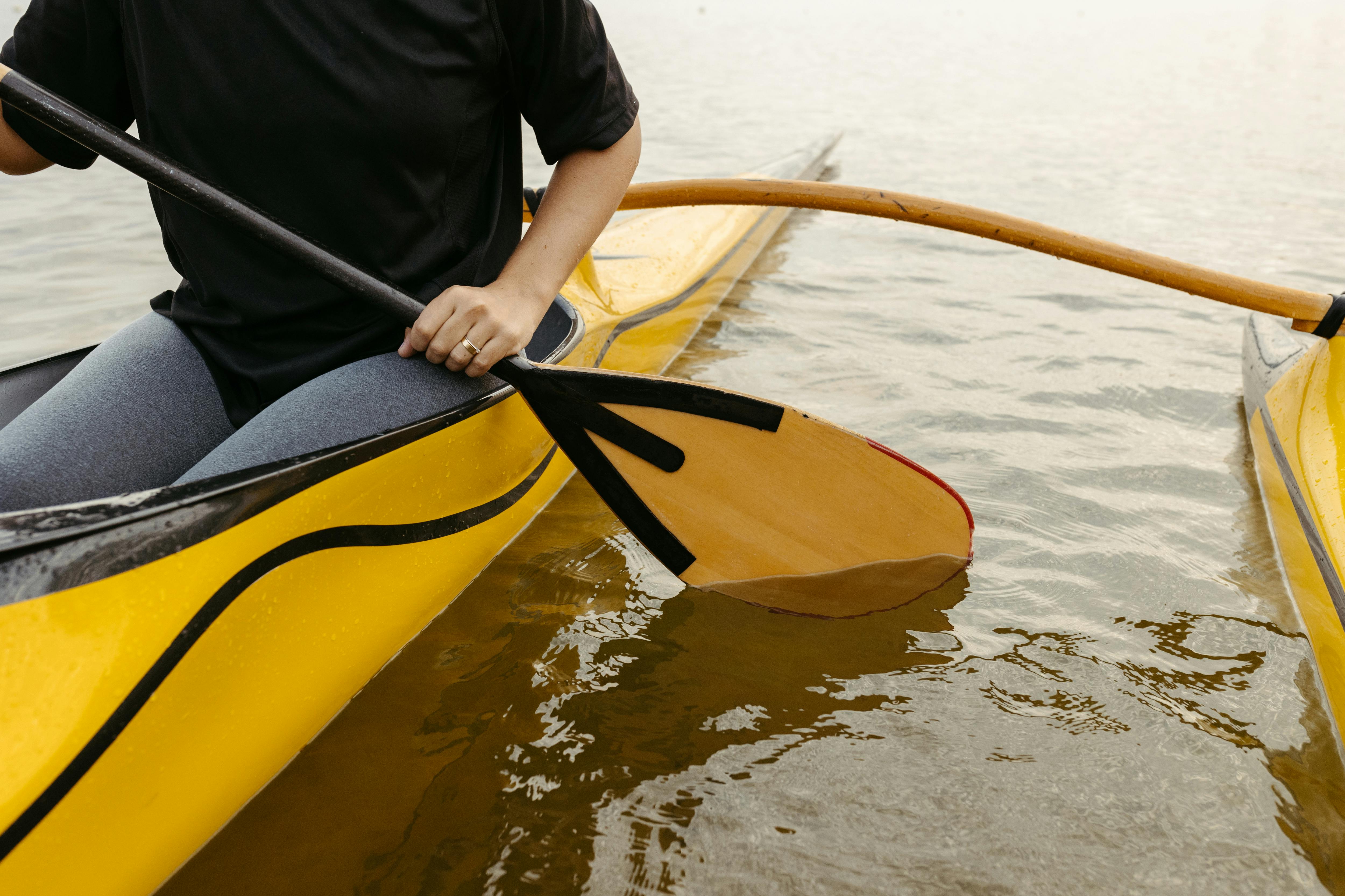 Woman Riding Kayak on River · Free Stock Photo