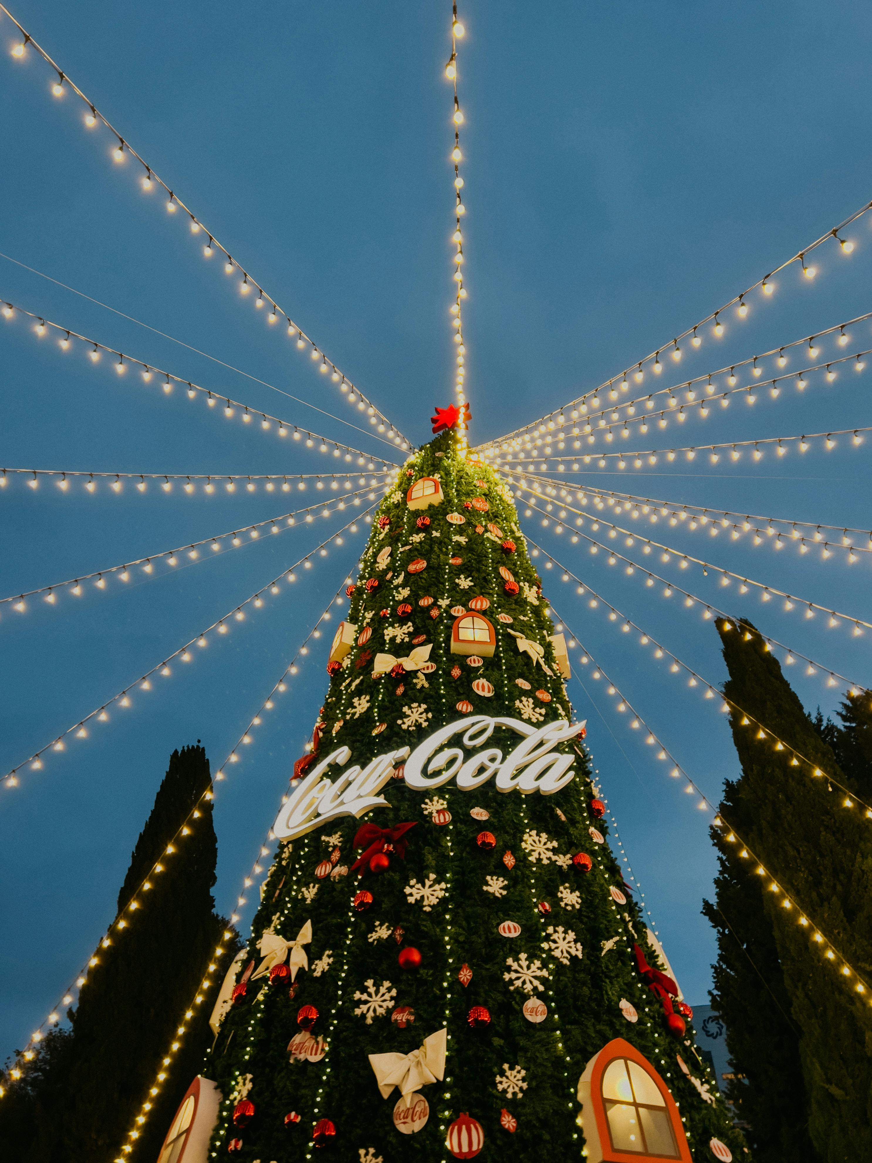 Coca Cola Christmas Tree · Free Stock Photo