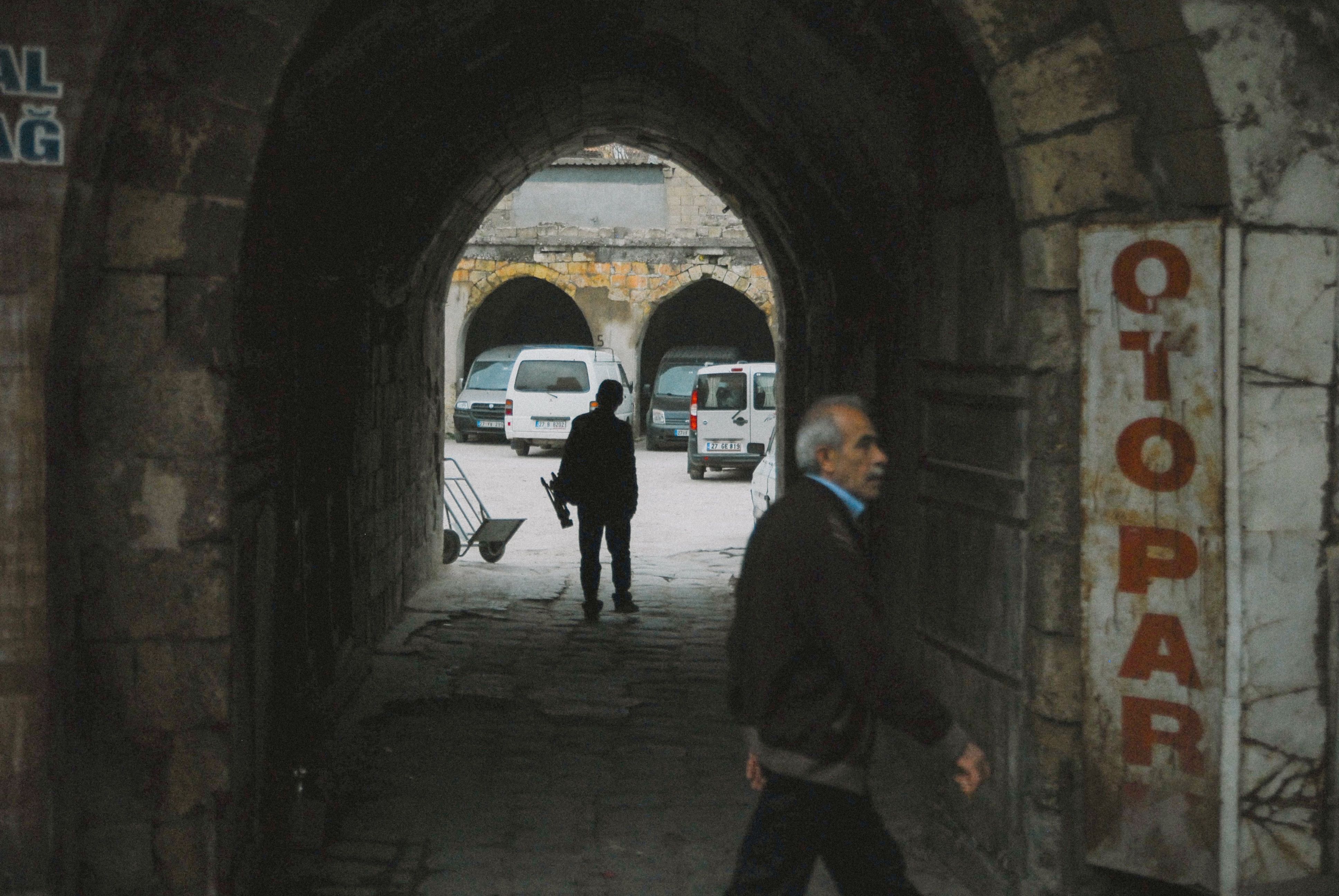 View of Pedestrians Walking on the Old Theater Street in Valletta ...