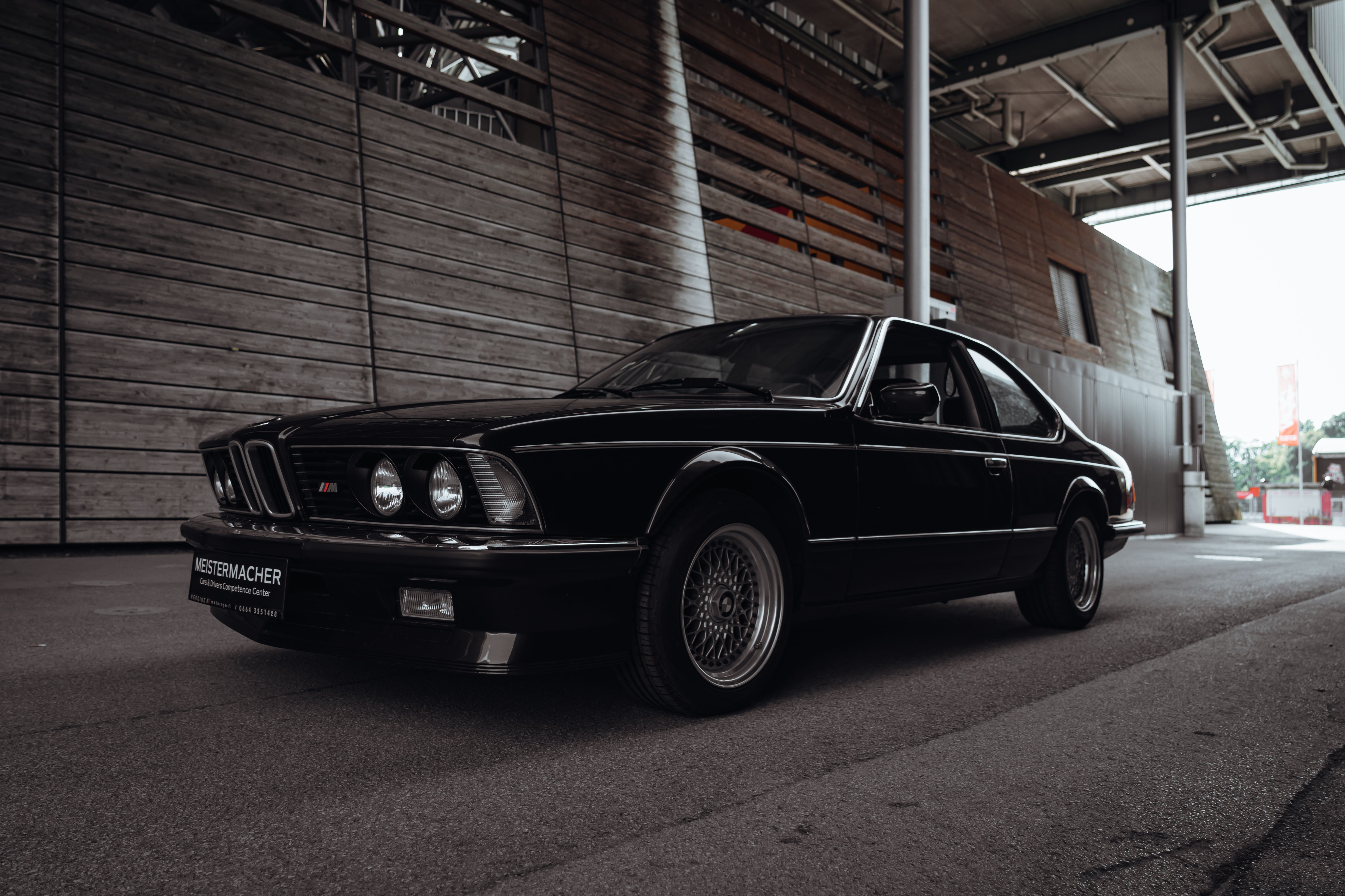 Side of a Black Vintage BMW Car · Free Stock Photo