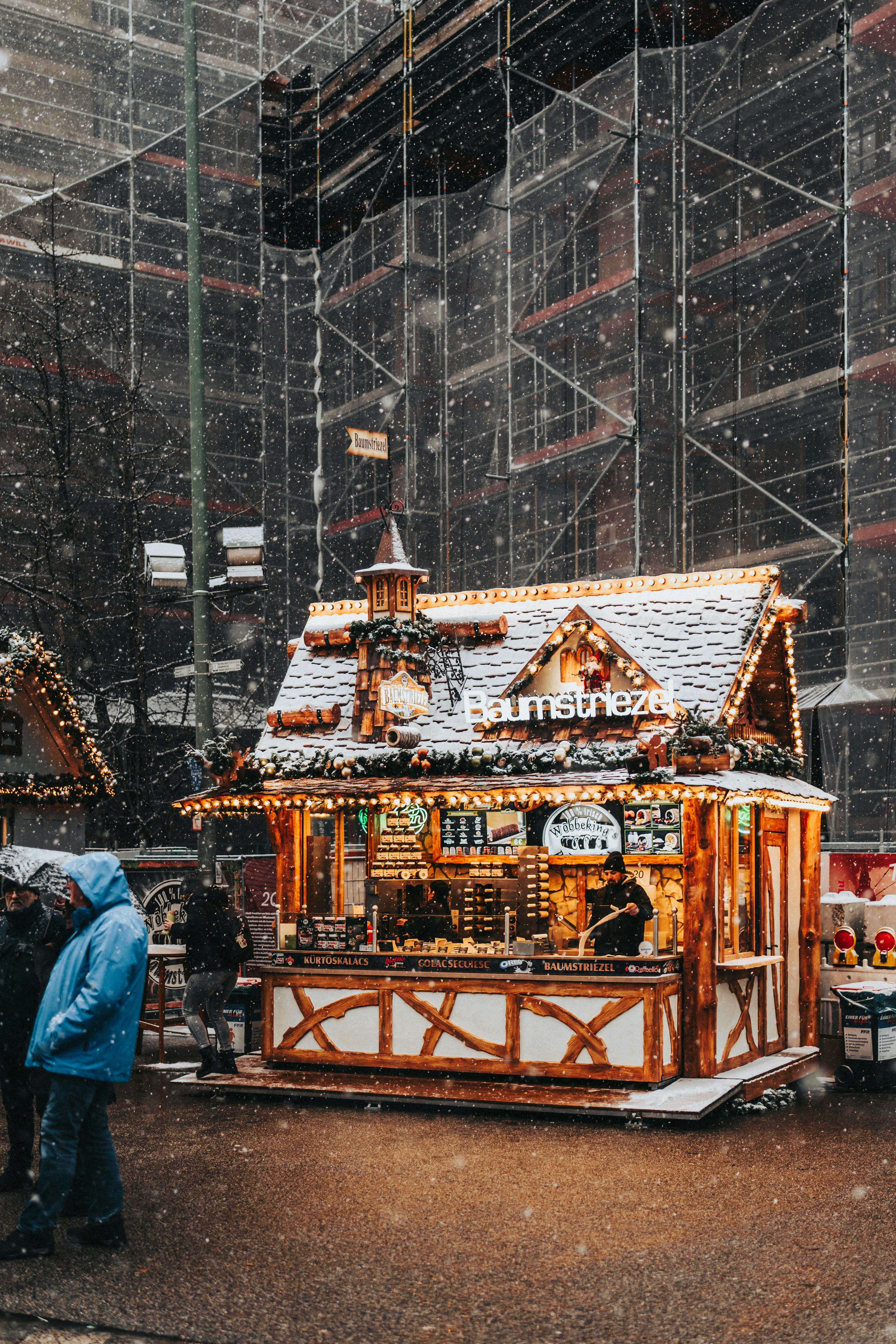 Christmas Booth on a Street Market · Free Stock Photo