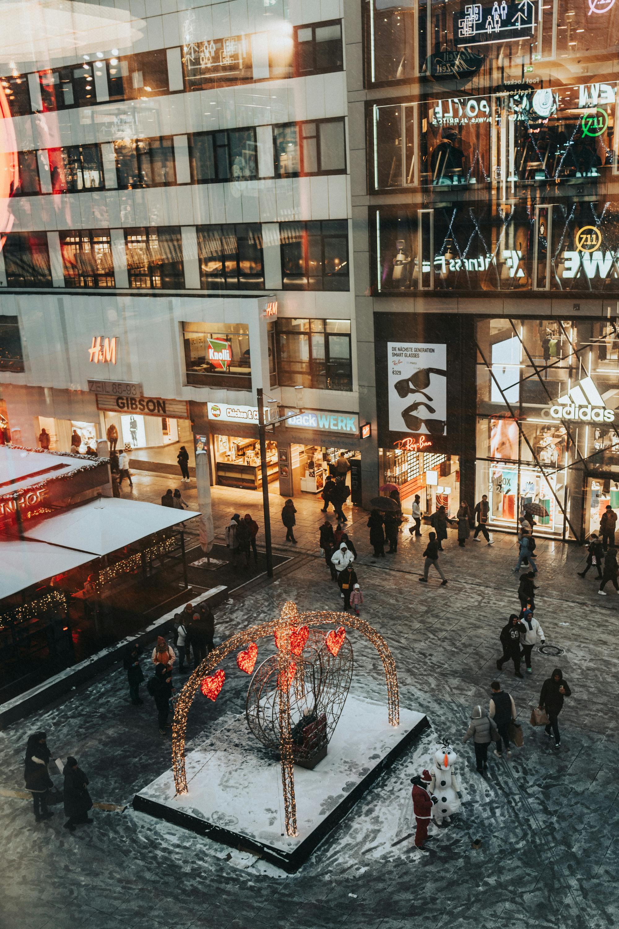 Shopping Mall in Winter · Free Stock Photo