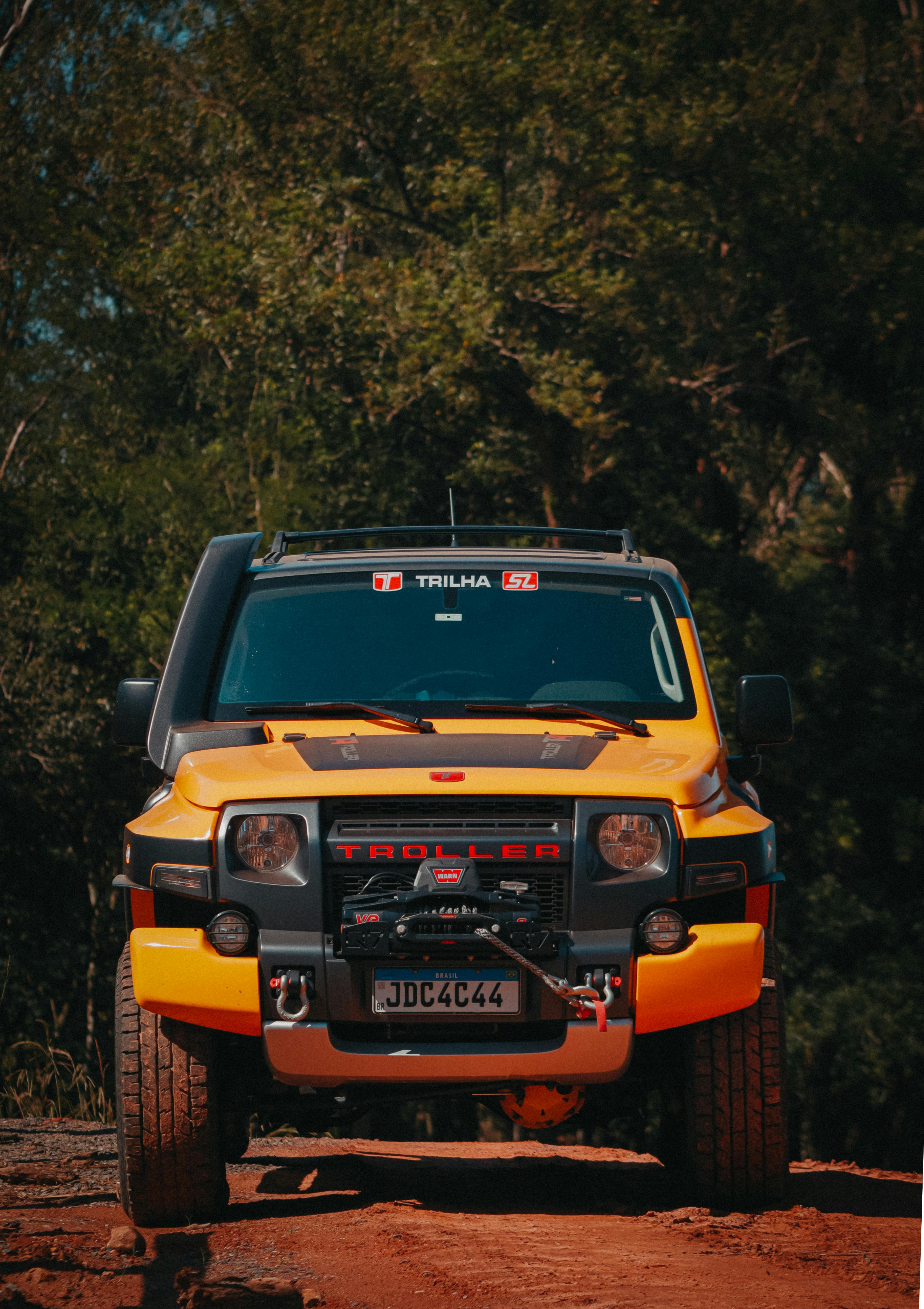 Car on a Race in a Forest · Free Stock Photo