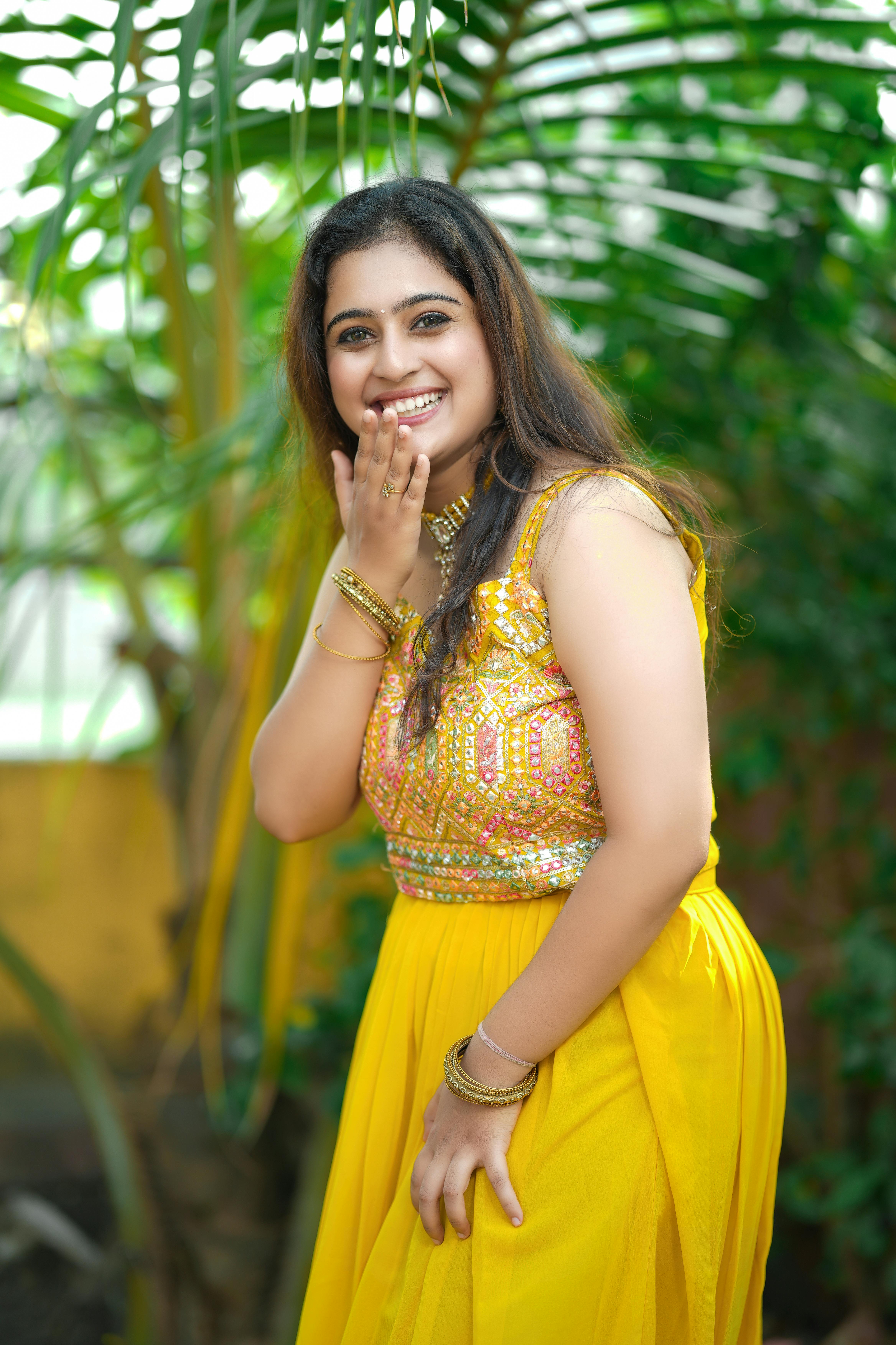 Portrait of a Woman in a Dress · Free Stock Photo