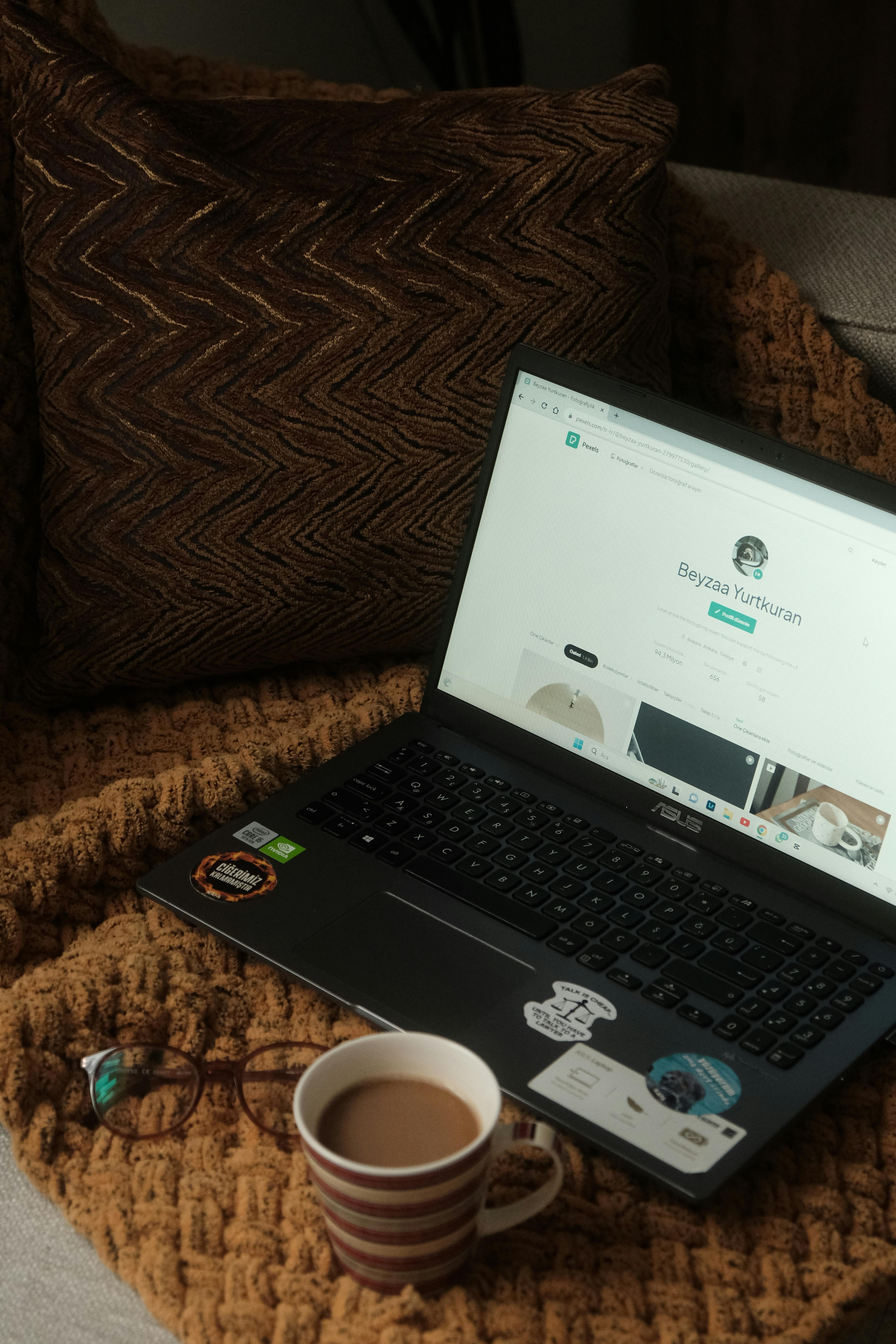 A Laptop on a Table · Free Stock Photo