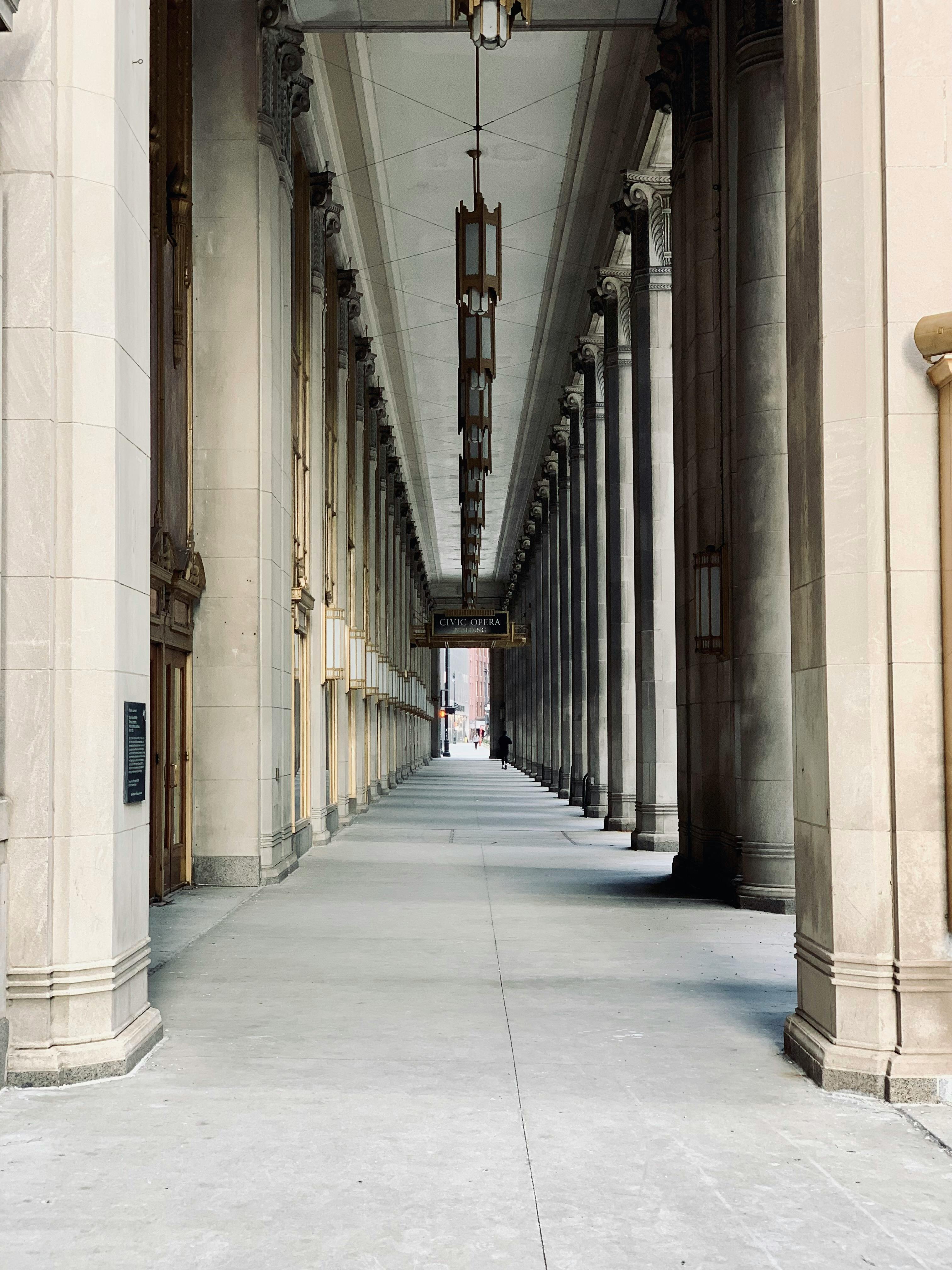 Tall Pillars of a Building · Free Stock Photo