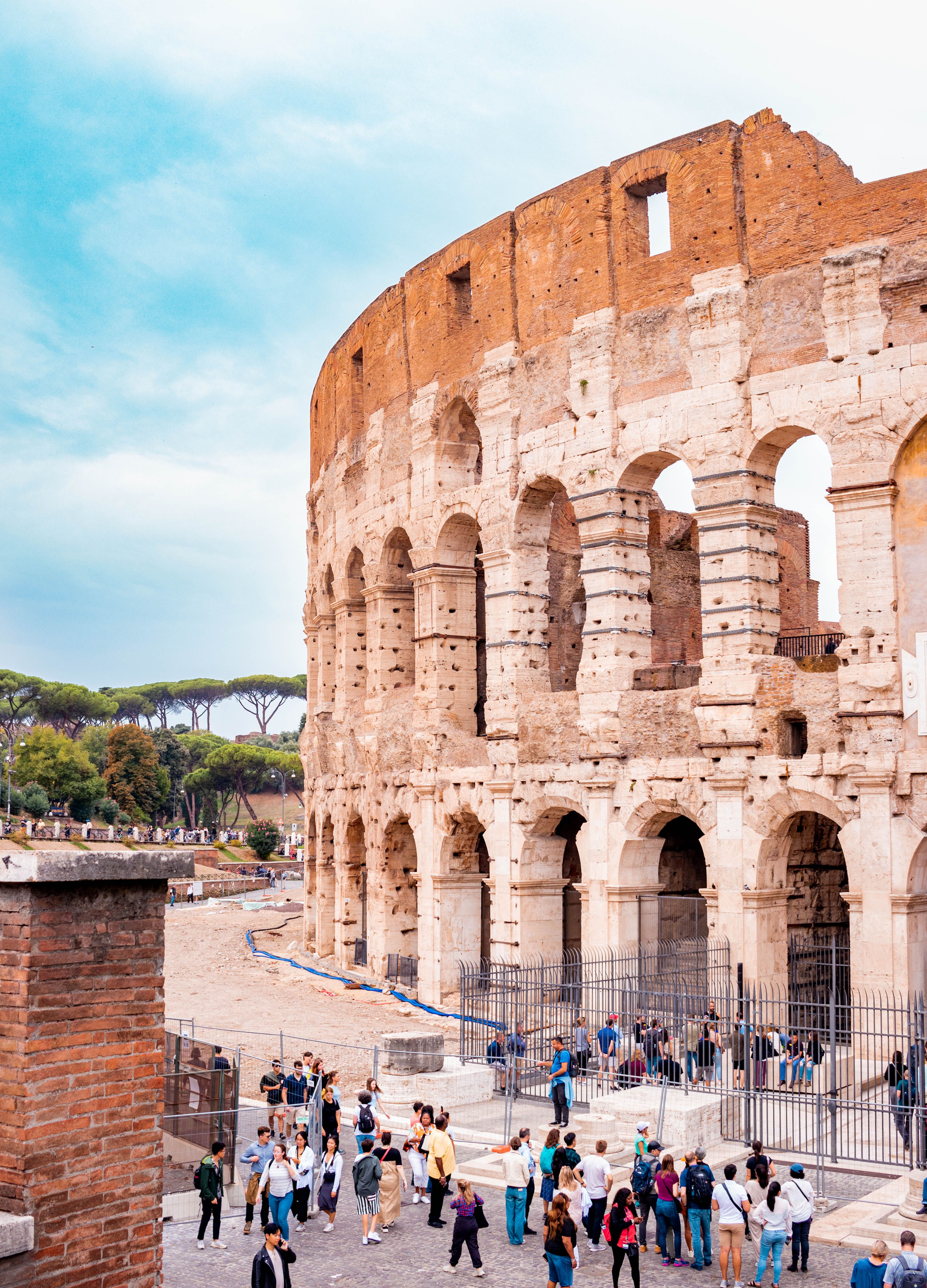 Aerial View of Rome's Iconic Colosseum · Free Stock Photo