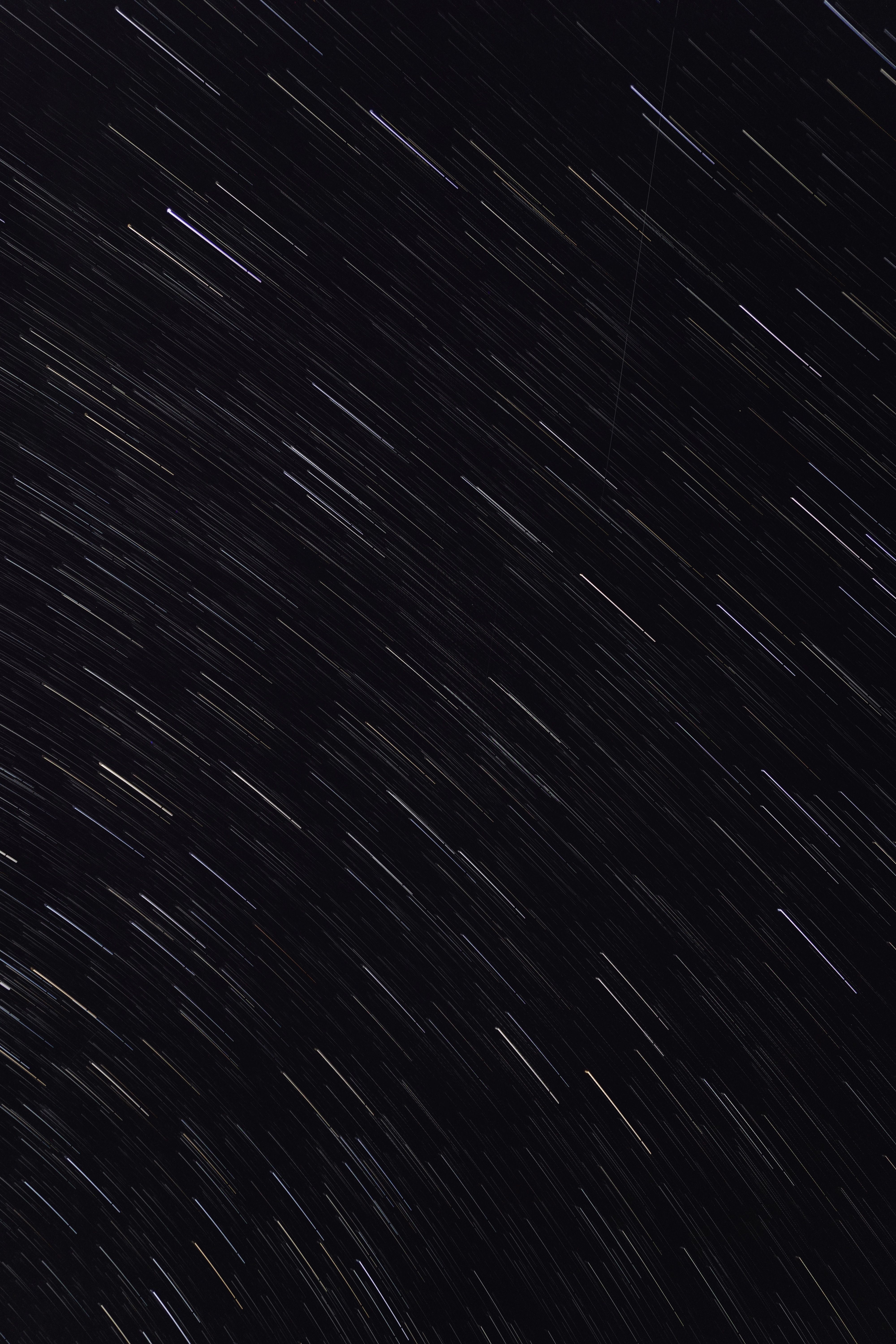 Stars Long Exposure in Dark Night Sky · Free Stock Photo